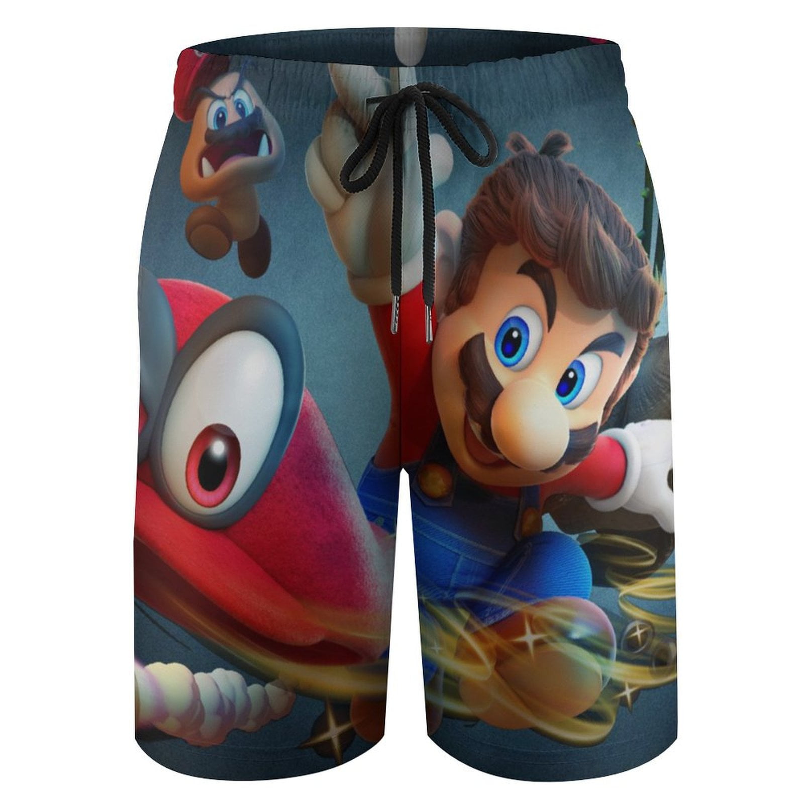 Super Mario Odyssey Teen Board Shorts Summer Boy's Swim Trunks ...
