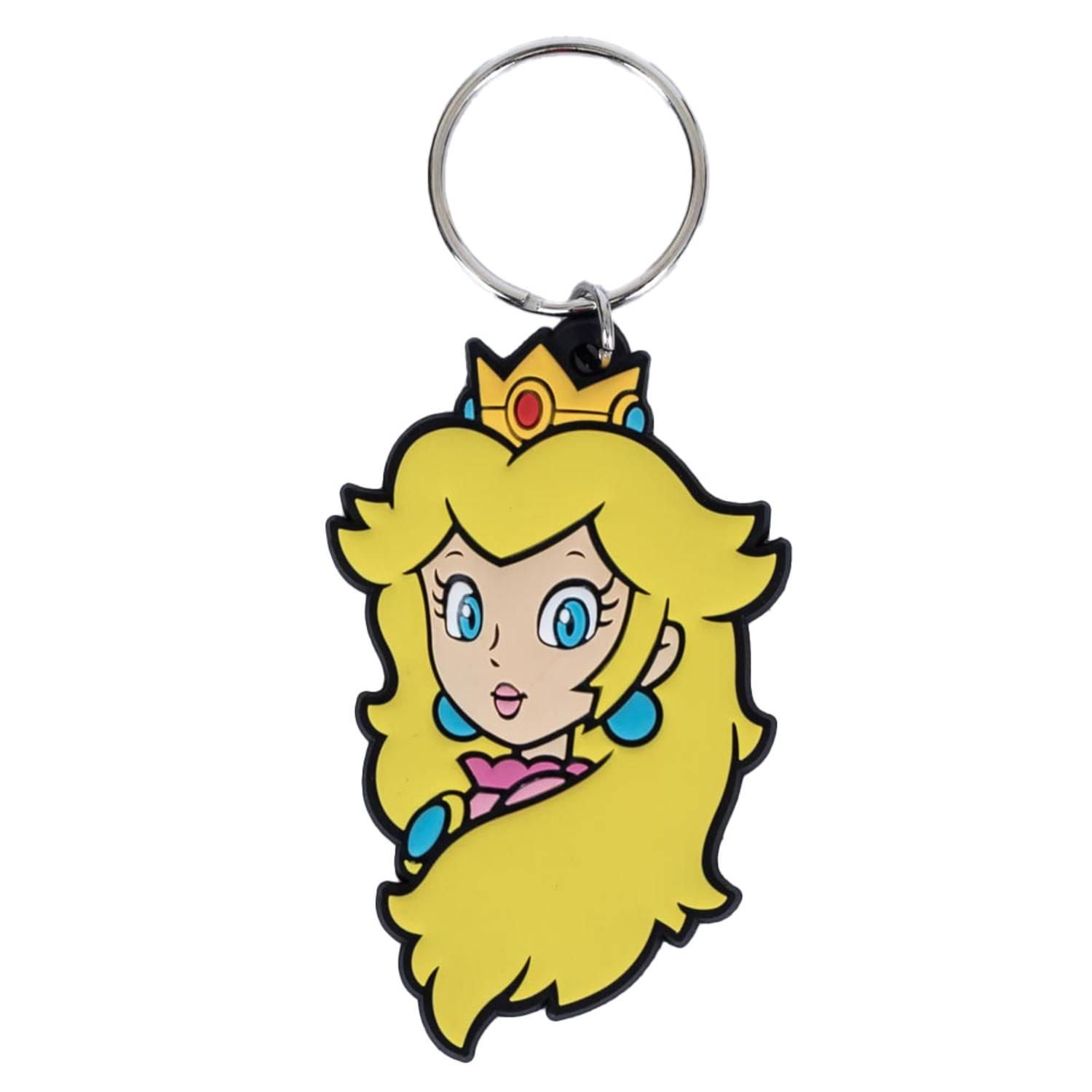 Super Mario PVC Princess Peach Keychain - Walmart.com