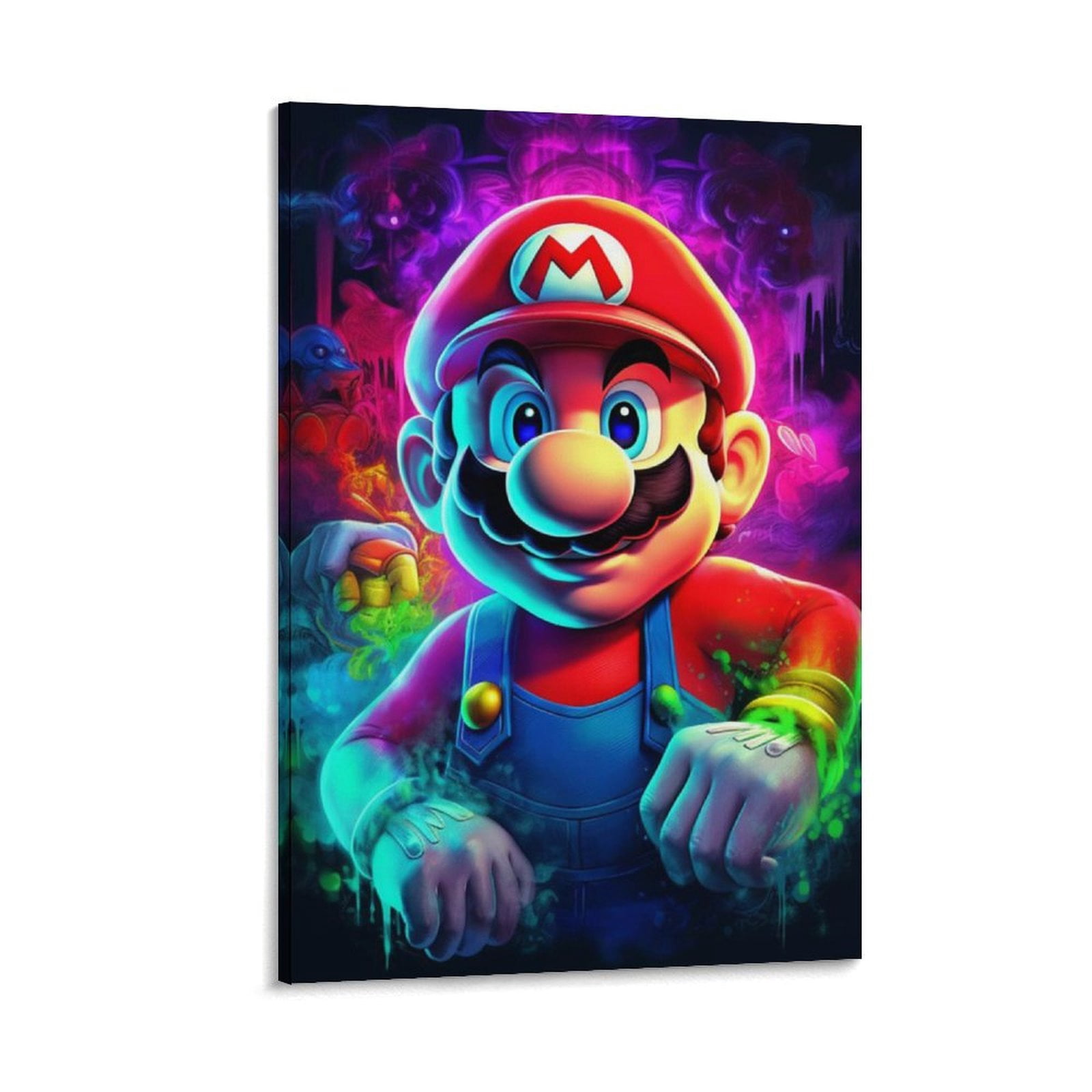 Super Mario Paintings, 12x18inch Single Hanging Painting Home Decor ...
