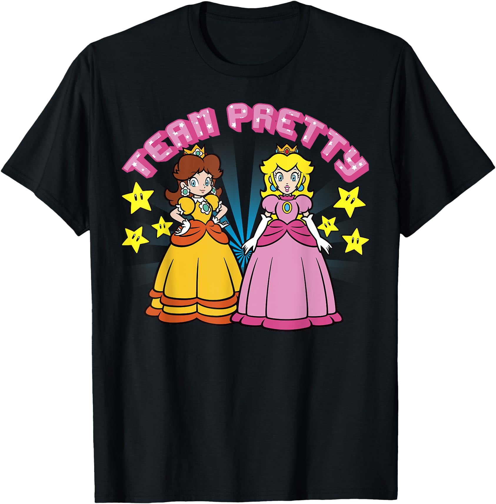 Super Mario Peach And Daisy Team Pretty T-Shirt - Walmart.com