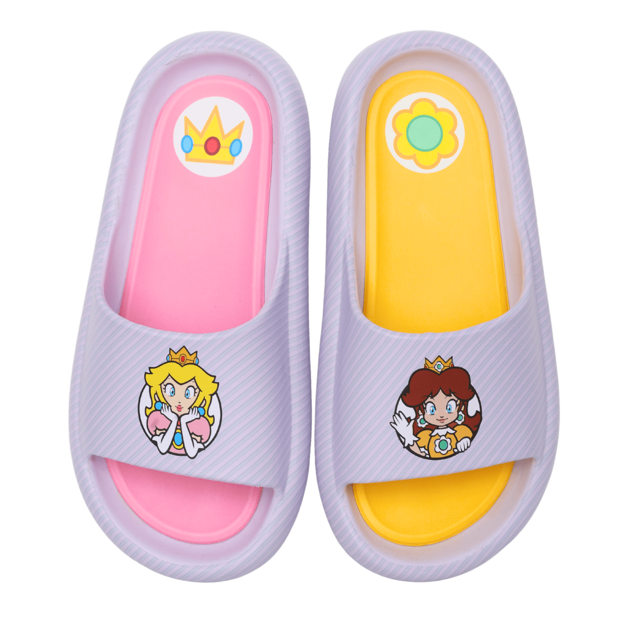 Super Mario Peach Little & Big Girl Slides Sandals - Walmart.com