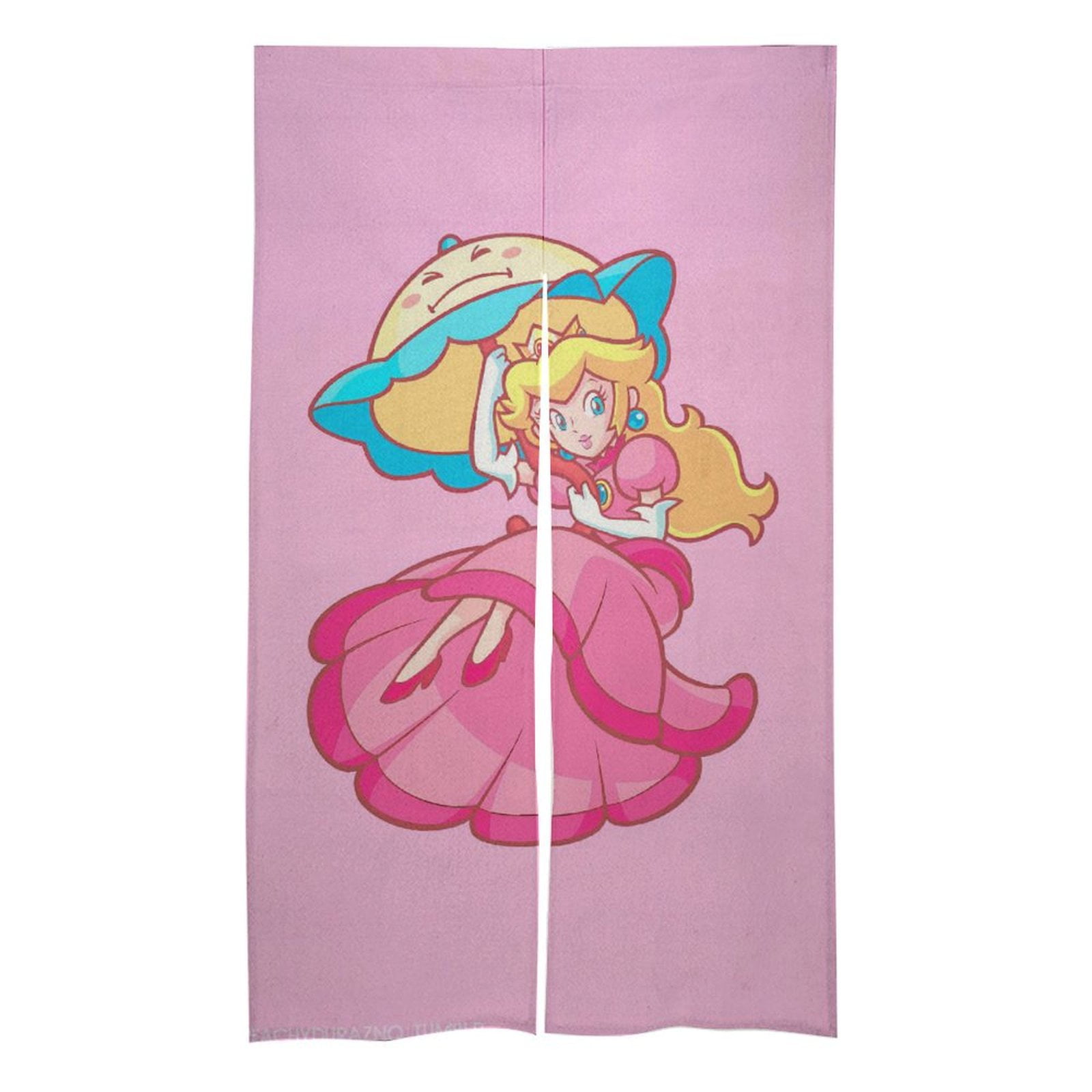 Super Mario Peach Princess Cartoon children's door curtain partition ...