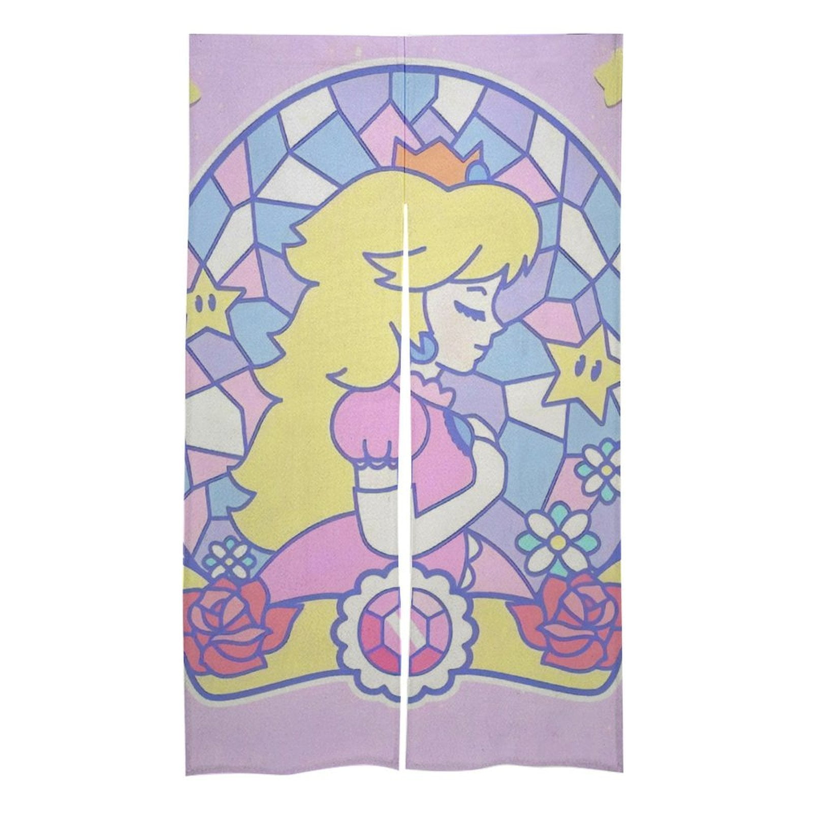 Super Mario Peach Princess Cartoon door curtain is suitable for kitchen ...