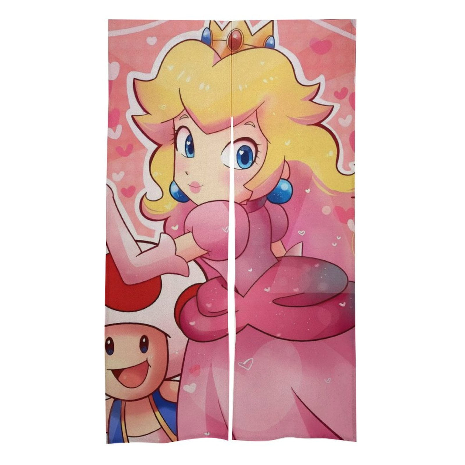 Super Mario Peach Princess Door curtains doorway curtains fitting room ...