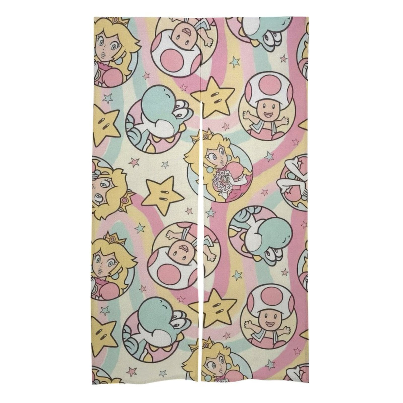 Super Mario Peach Princess Door curtains doorway curtains fitting room ...