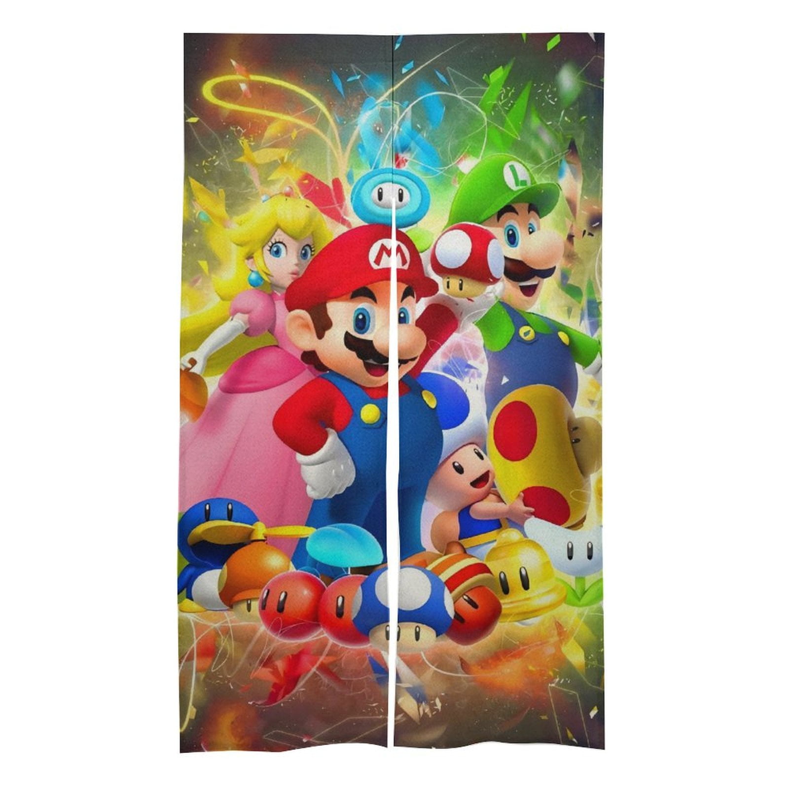 Super Mario Peach Princess Door curtains doorway curtains fitting room ...