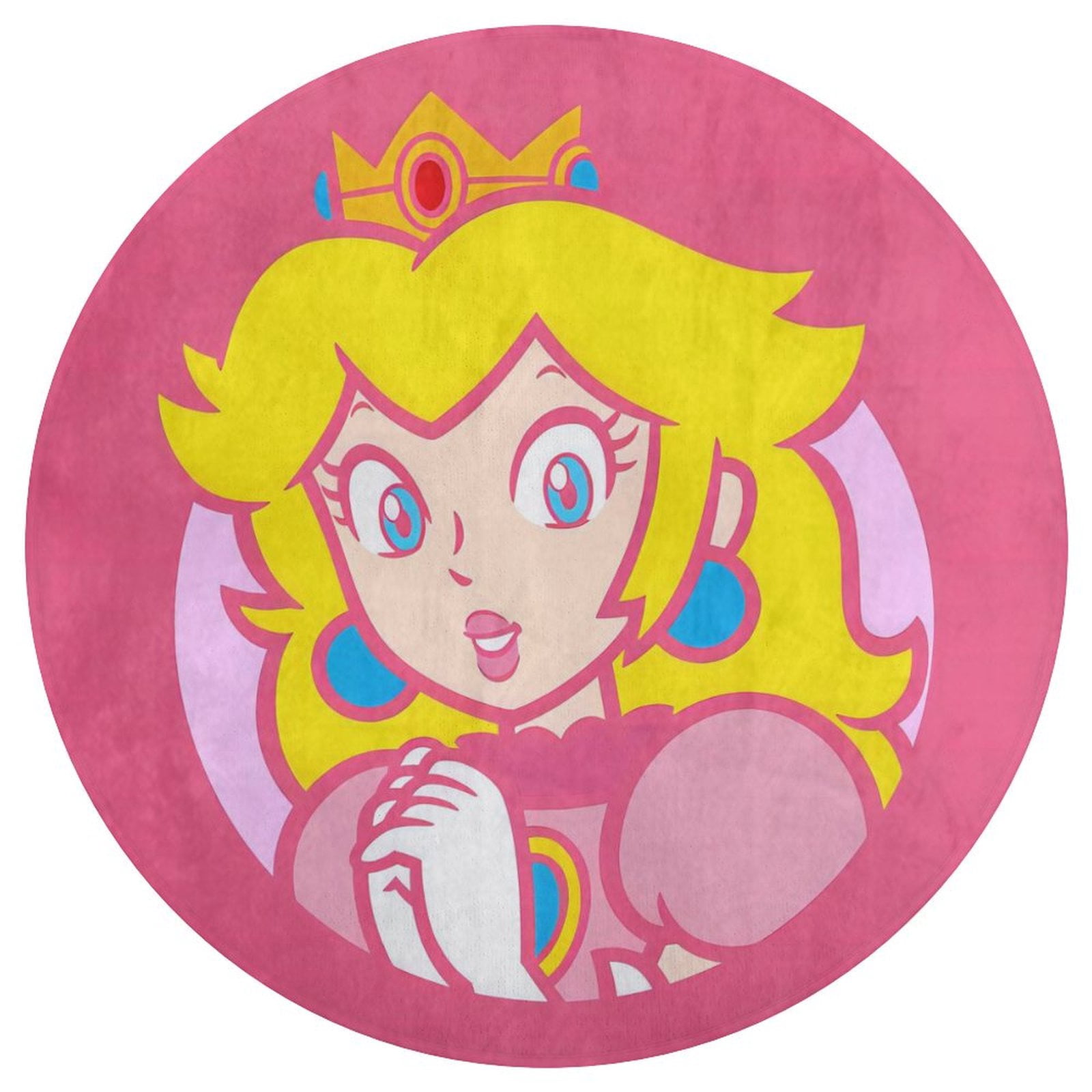 Super Mario Peach Princess Super soft non-slip carpet indoor coral ...