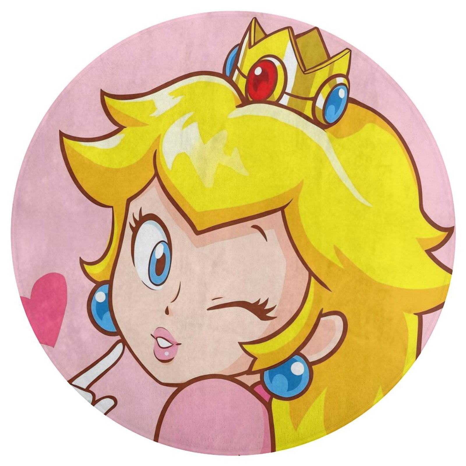 Super Mario Peach Princess Super soft non-slip carpet indoor coral ...