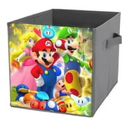 UNICOO® Kids Cream House Storage Organizer with 3-Tier Shelves, Storage ...