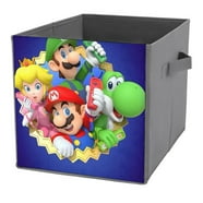 UNICOO® Kids Cream House Storage Organizer with 3-Tier Shelves, Storage ...