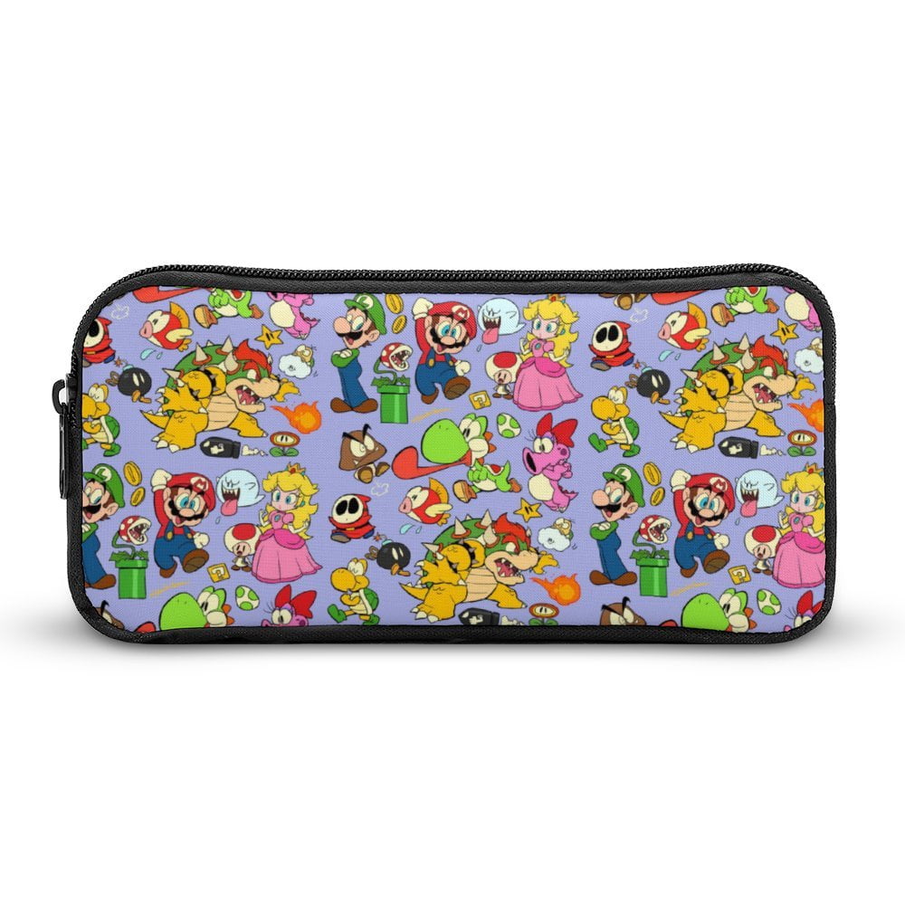 Super Mario Pencil Case Portable Pencil Bag Zipper Cosmetic Bag High ...