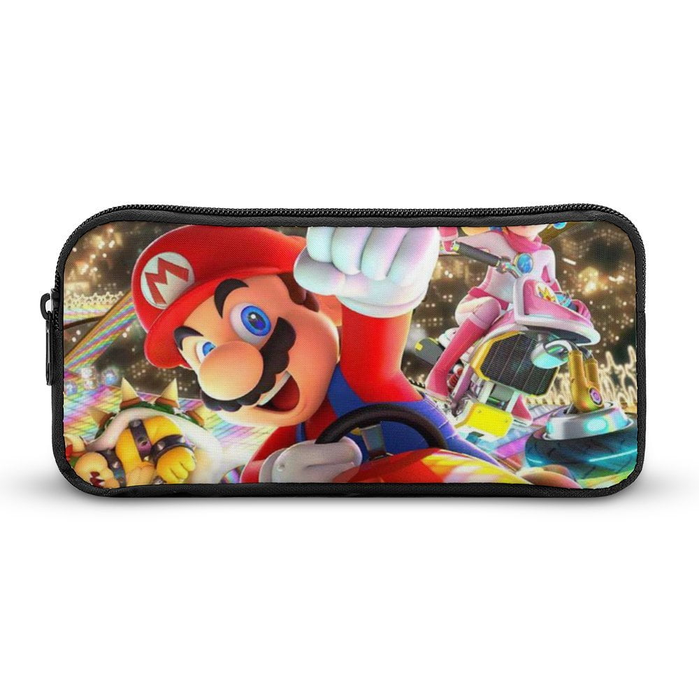 Super Mario Pencil Case Portable Pencil Bag Zipper Cosmetic Bag High ...