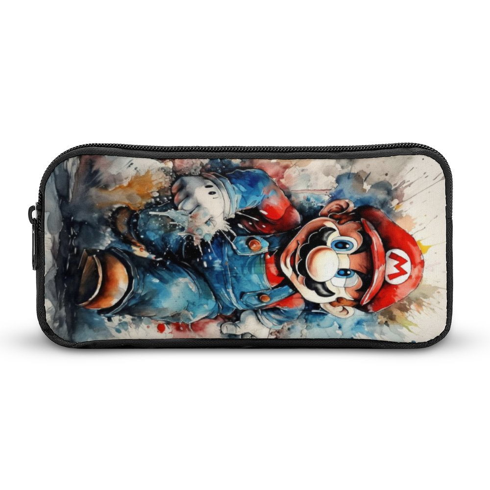 Super Mario Pencil Case Portable Pencil Bag Zipper Cosmetic Bag High ...