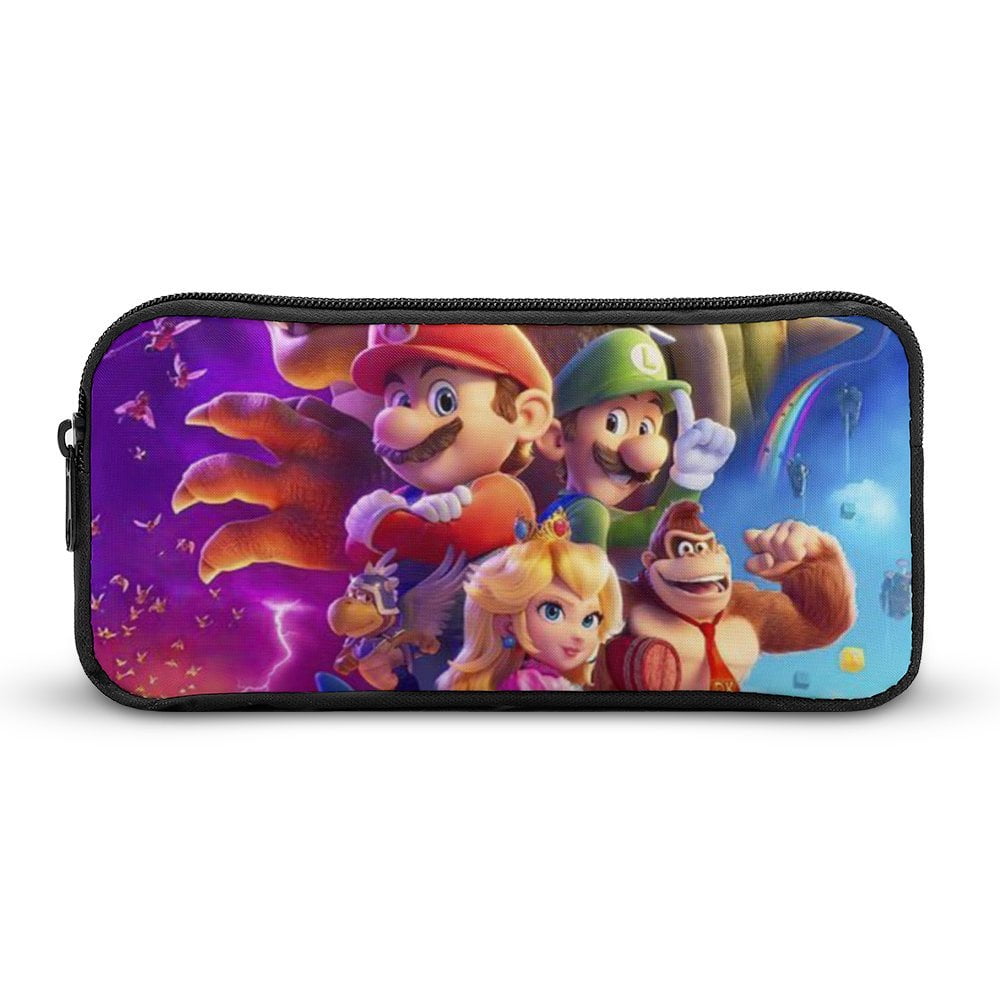 Super Mario Pencil Case Portable Pencil Bag Zipper Cosmetic Bag High ...