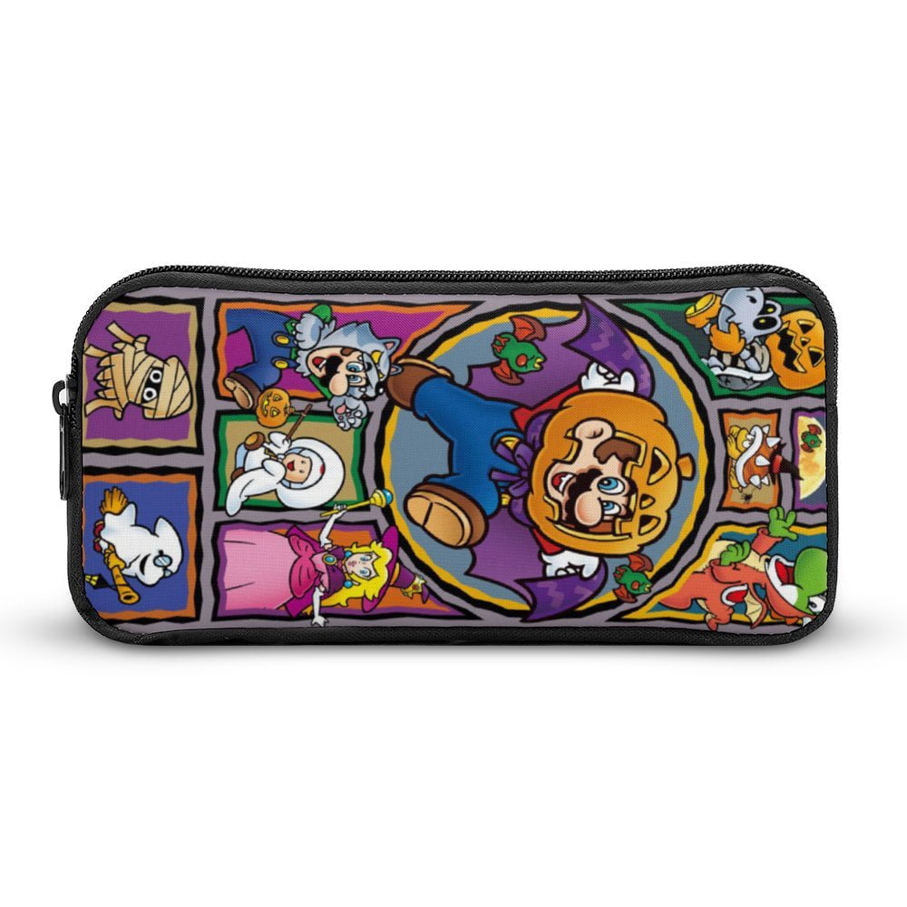Super Mario Pencil Case Portable Pencil Bag Zipper Cosmetic Bag High ...