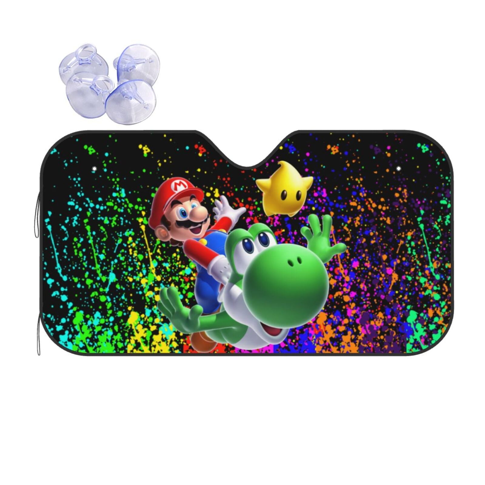 Super Mario Pet Car Sunshade Automotive Front Window Visor Keep Your ...