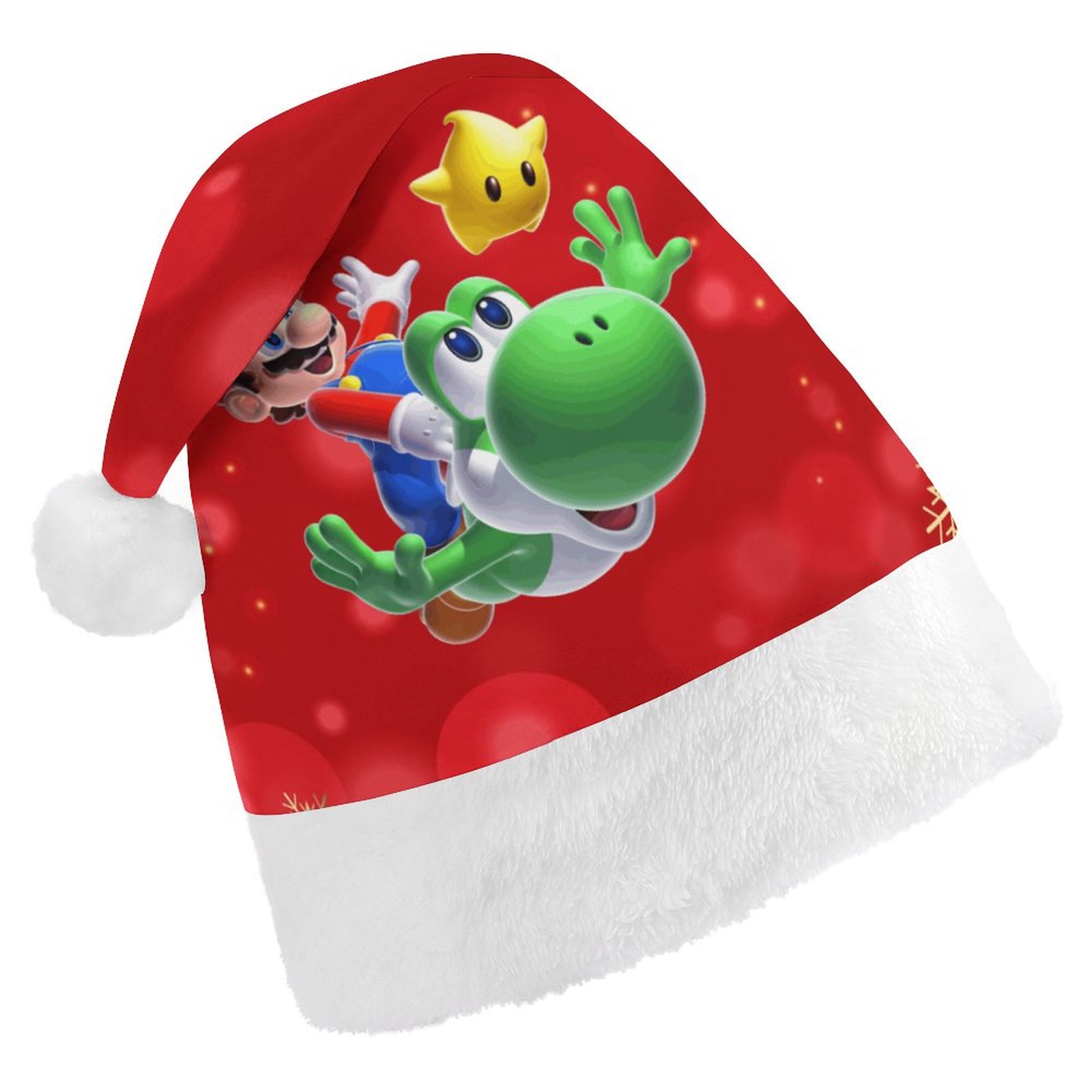 Super Mario Pet Christmas Hat for Adult And Kids Xmas Decor Ornaments ...