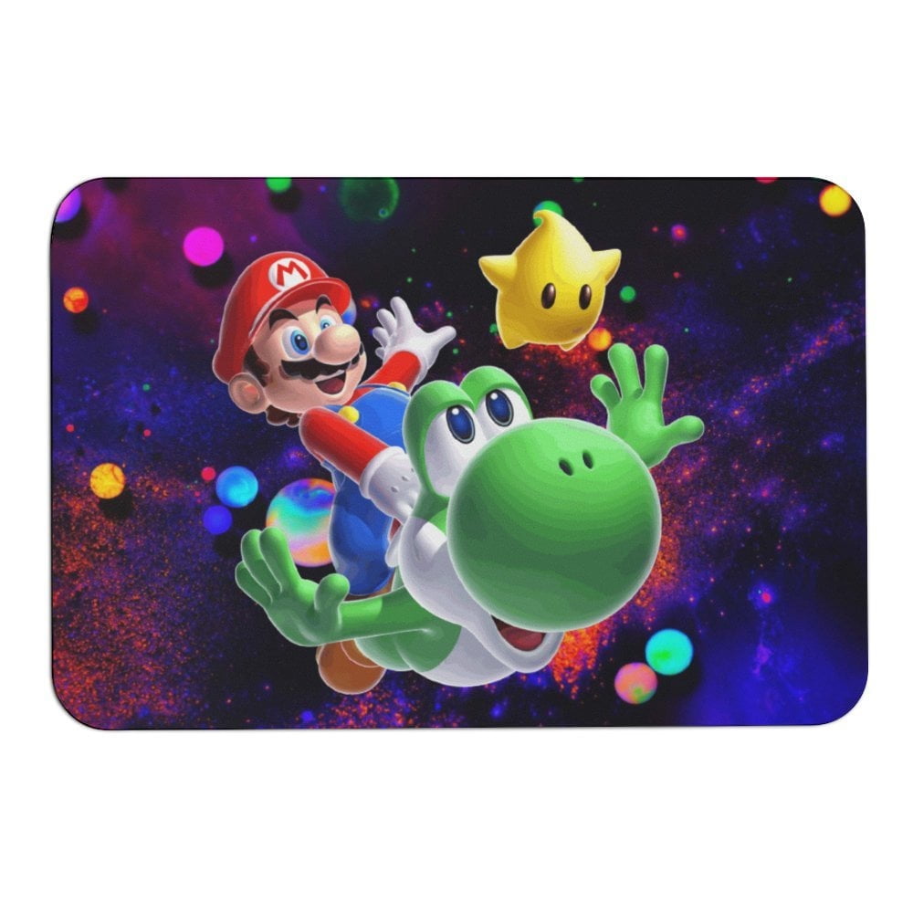 Super Mario Pet Diatom Mud Mat Non Slip Soft Floor Rugs Doormat Super ...