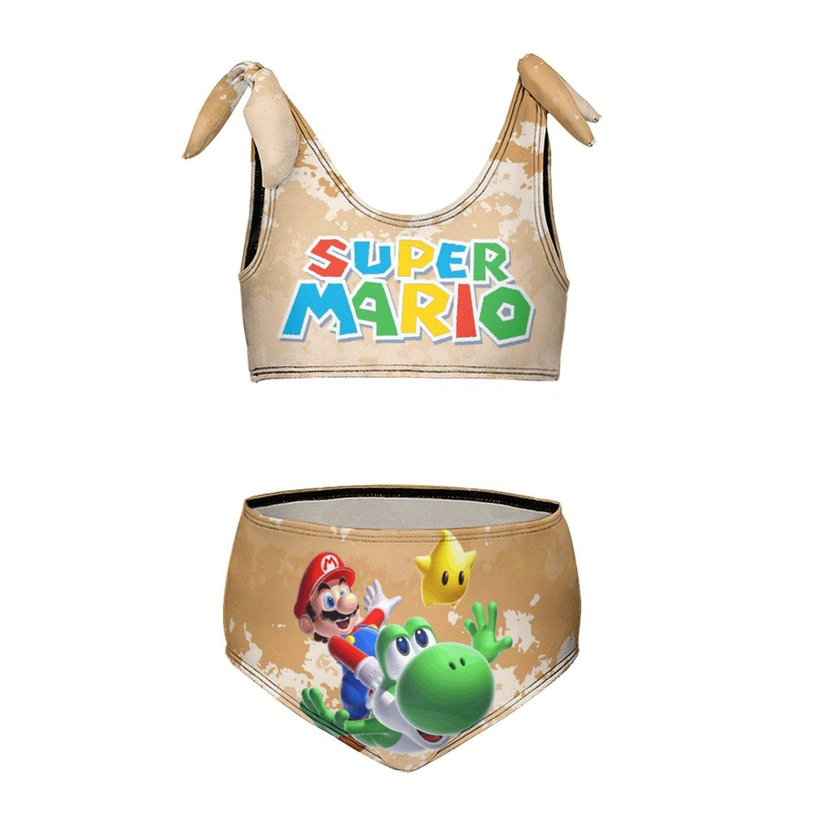 Super Mario Pet Kid's Swimwear Two Piece Swimsuit Summer Beach Vacation ...
