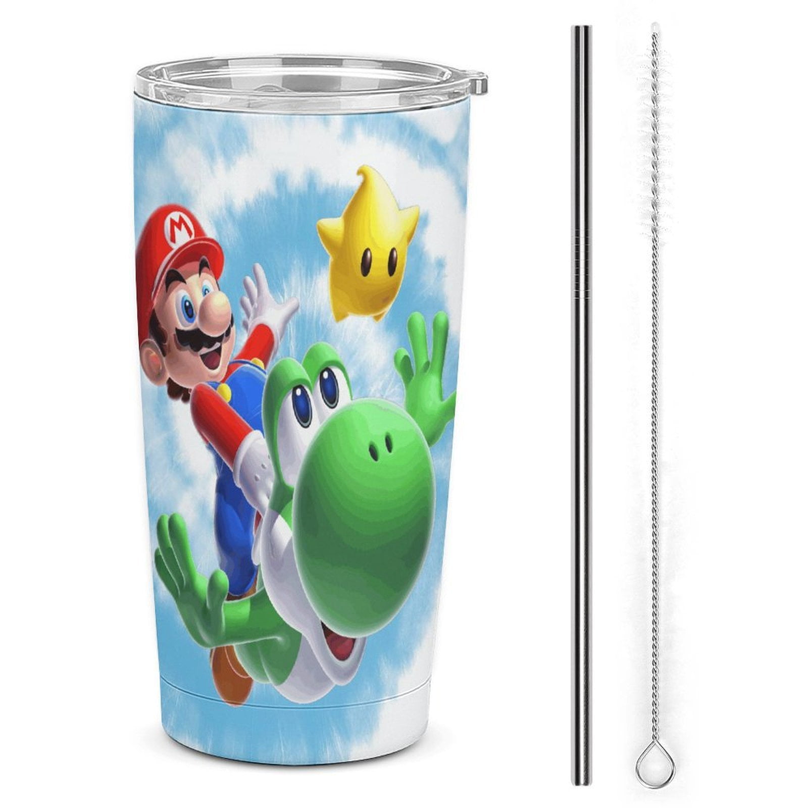 Super Mario Pet Stainless Steel Car Cup Daily Thermal Vacuum Insulation ...