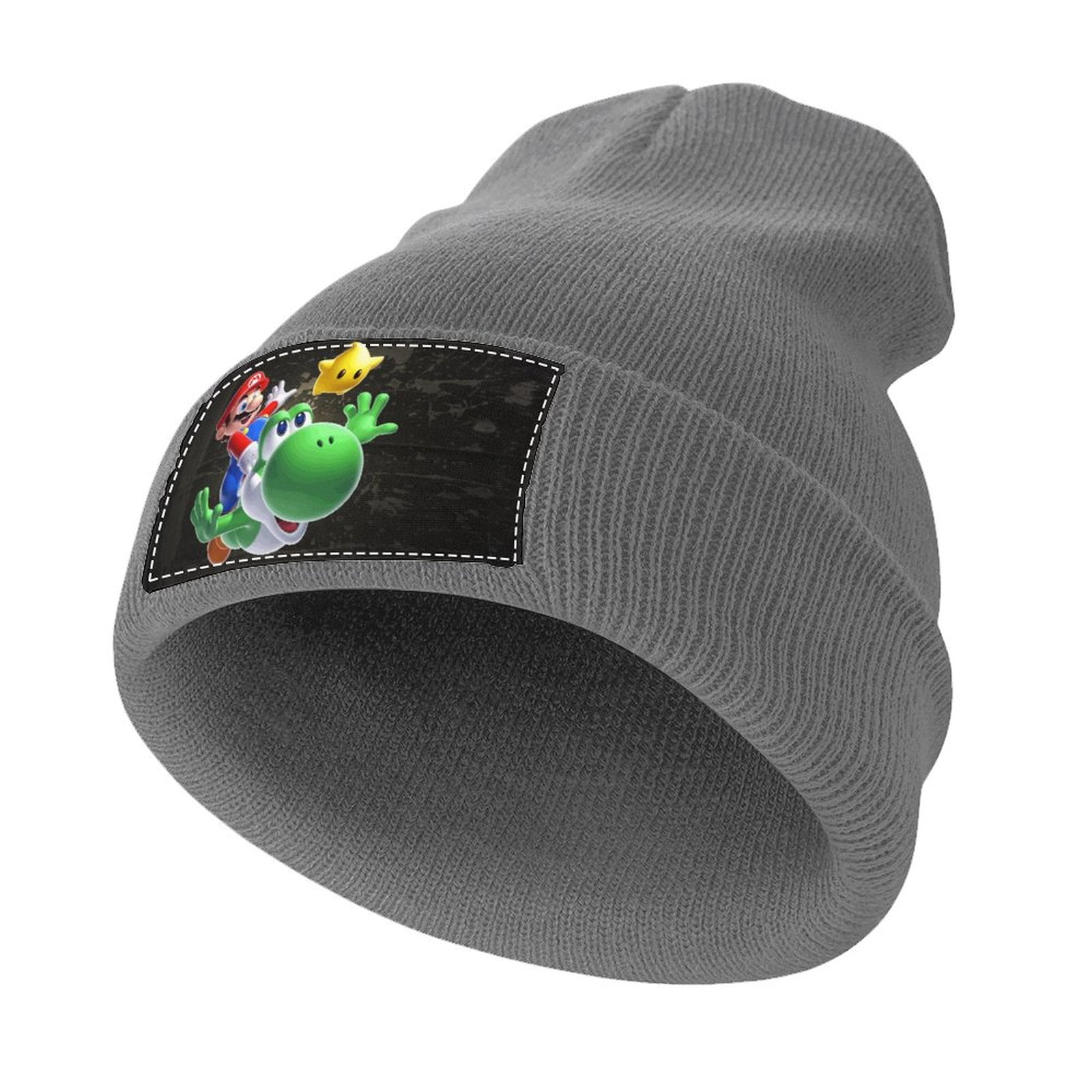 Super Mario Pet Stretchable Knitted Beanie Hat Daily Winter Warm Soft ...