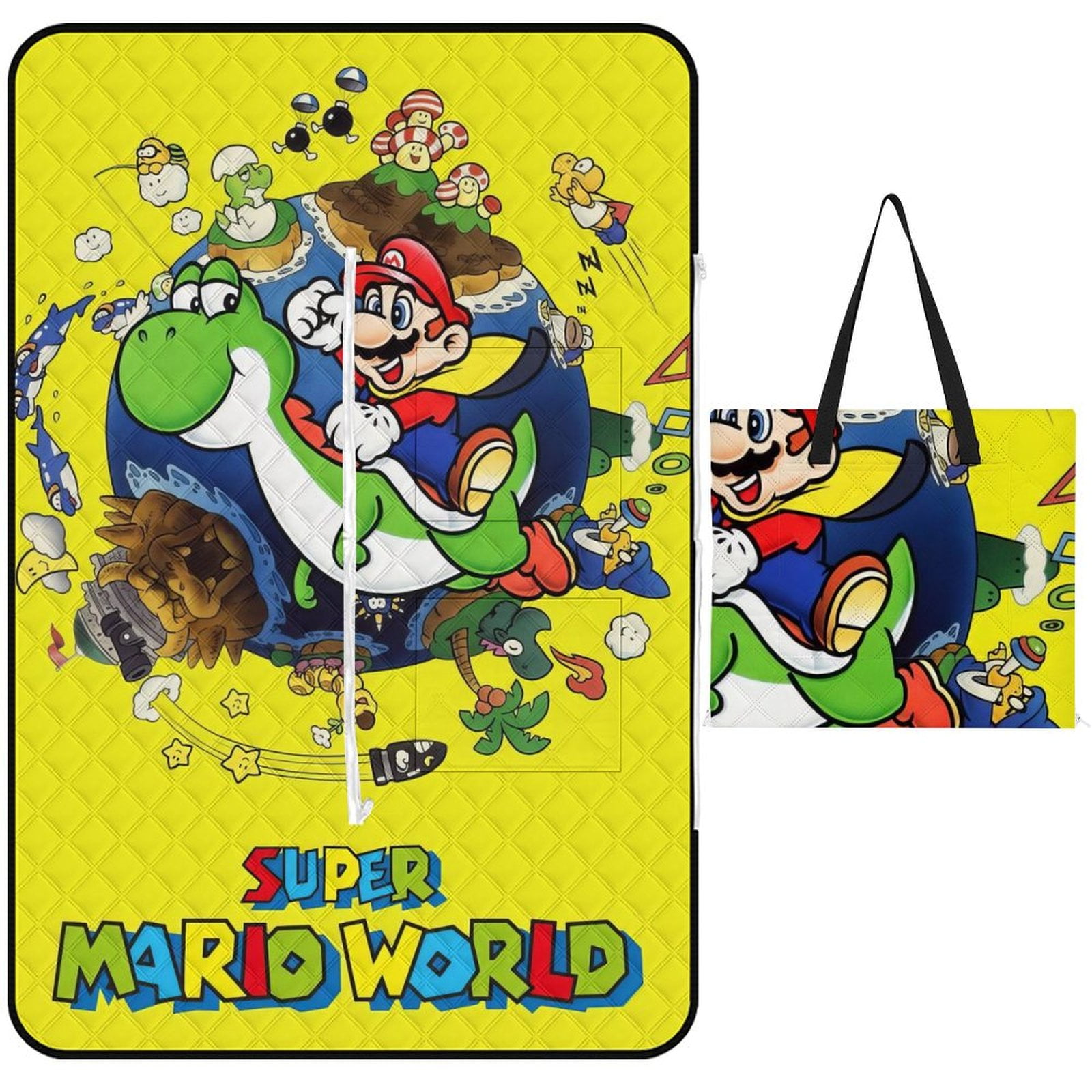 Super Mario Picnic Blankets Beach Blanket, 60''x40'' Large Sandproof ...