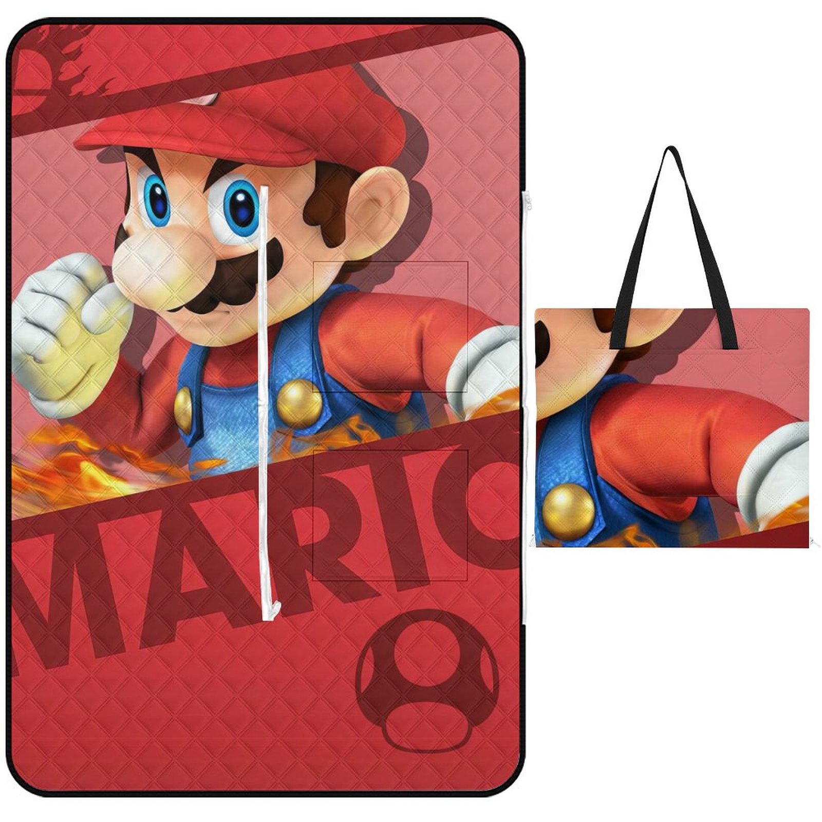 Super Mario Picnic Blankets Beach Blanket, 60''x40'' Large Sandproof ...