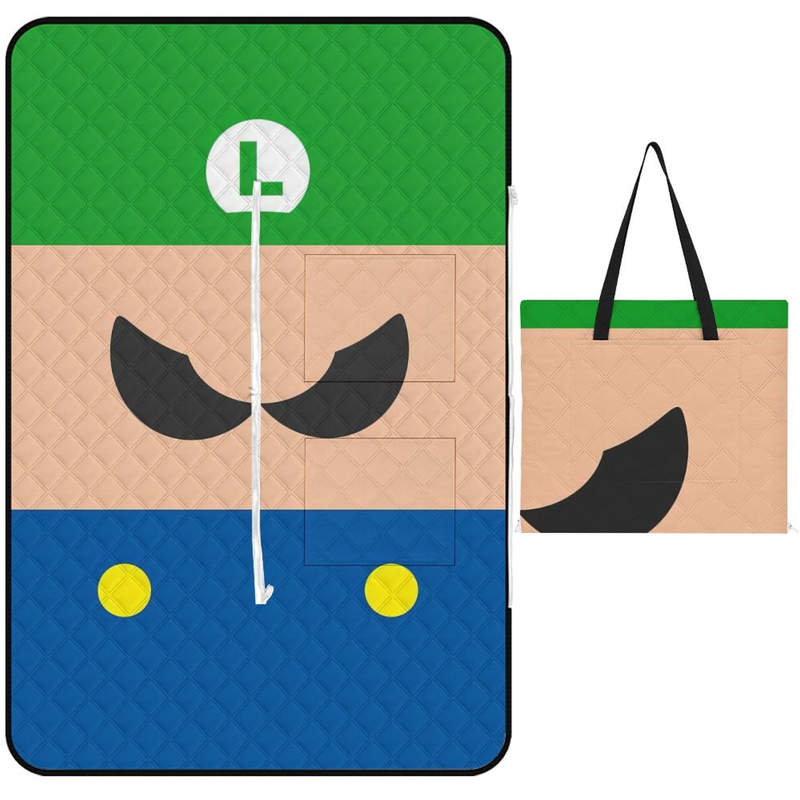 Super Mario Picnic Blankets Beach Blanket, 60''x40'' Large Sandproof ...