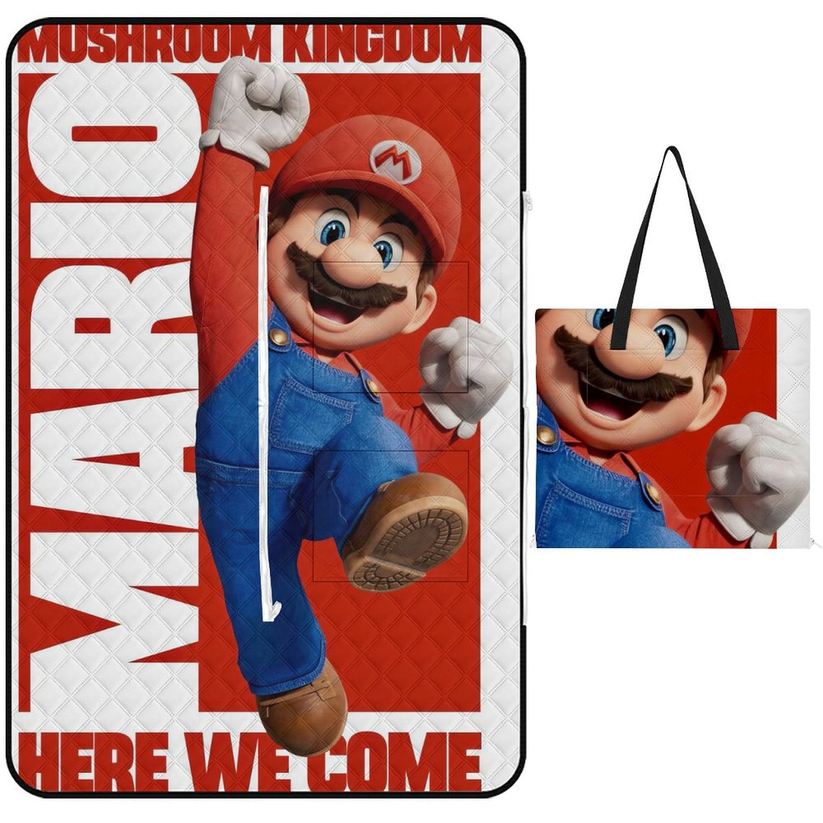 Super Mario Picnic Blankets Beach Blanket, 60''x40'' Large Sandproof ...