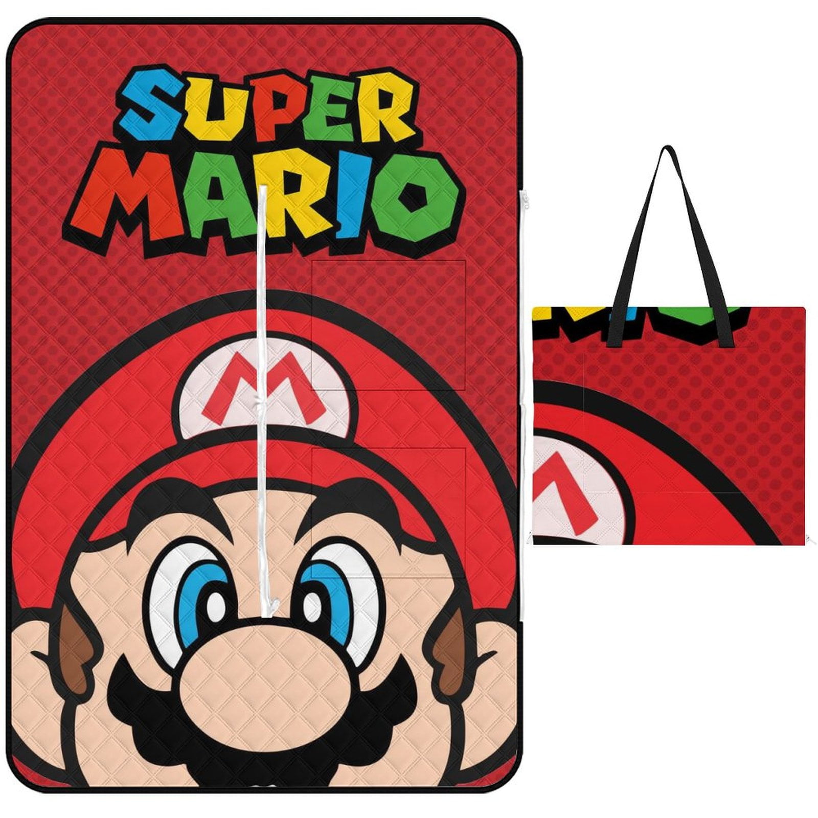 Super Mario Picnic Blankets Beach Blanket, 60''x40'' Large Sandproof ...