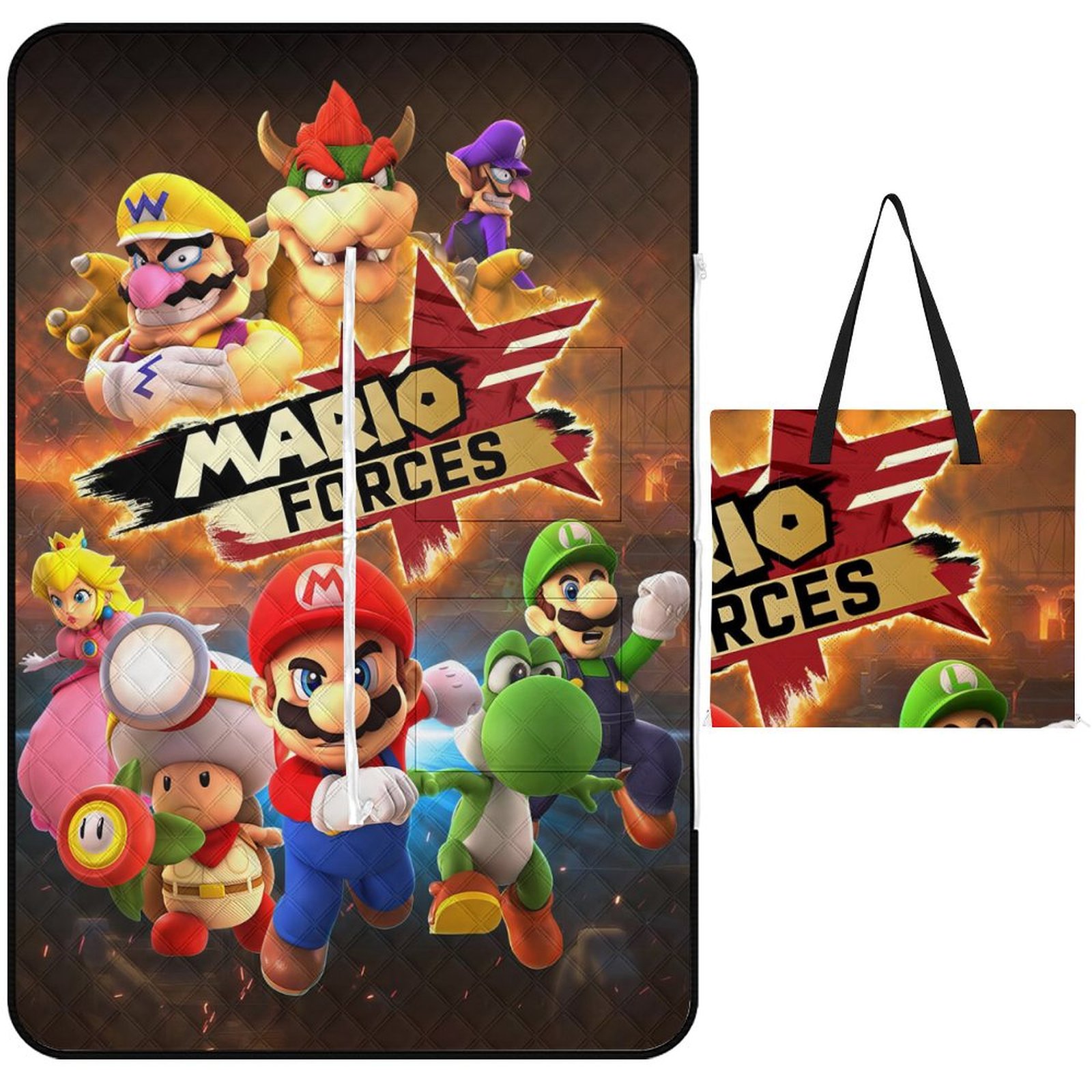 Super Mario Picnic Blankets Beach Blanket, 60''x40'' Large Sandproof ...