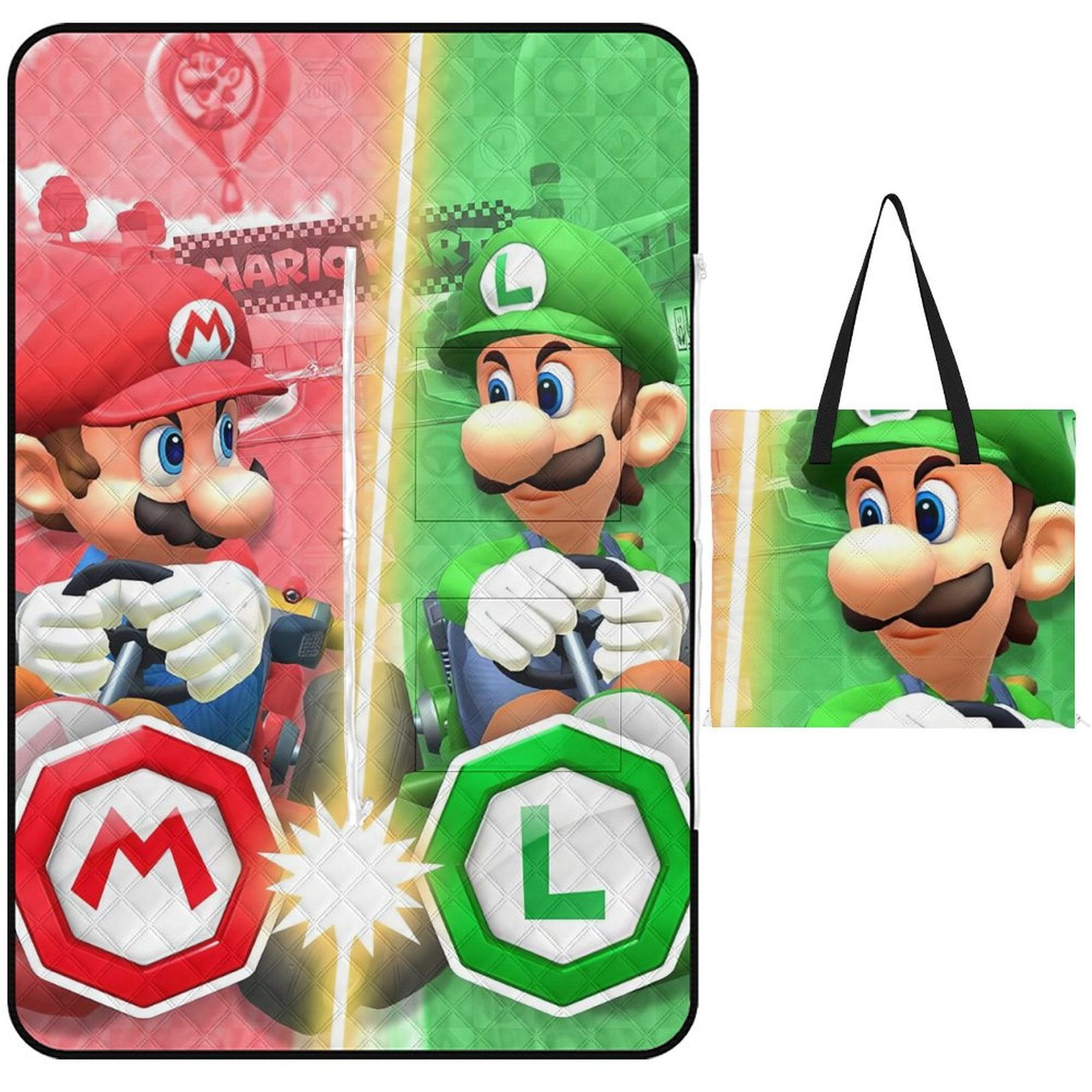 Super Mario Picnic Blankets Beach Blanket, 60''x40'' Large Sandproof ...