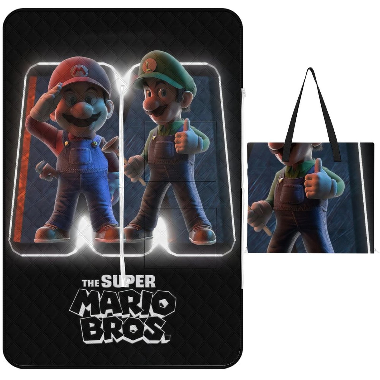 Super Mario Picnic Blankets Beach Blanket, 60''x40'' Large Sandproof ...