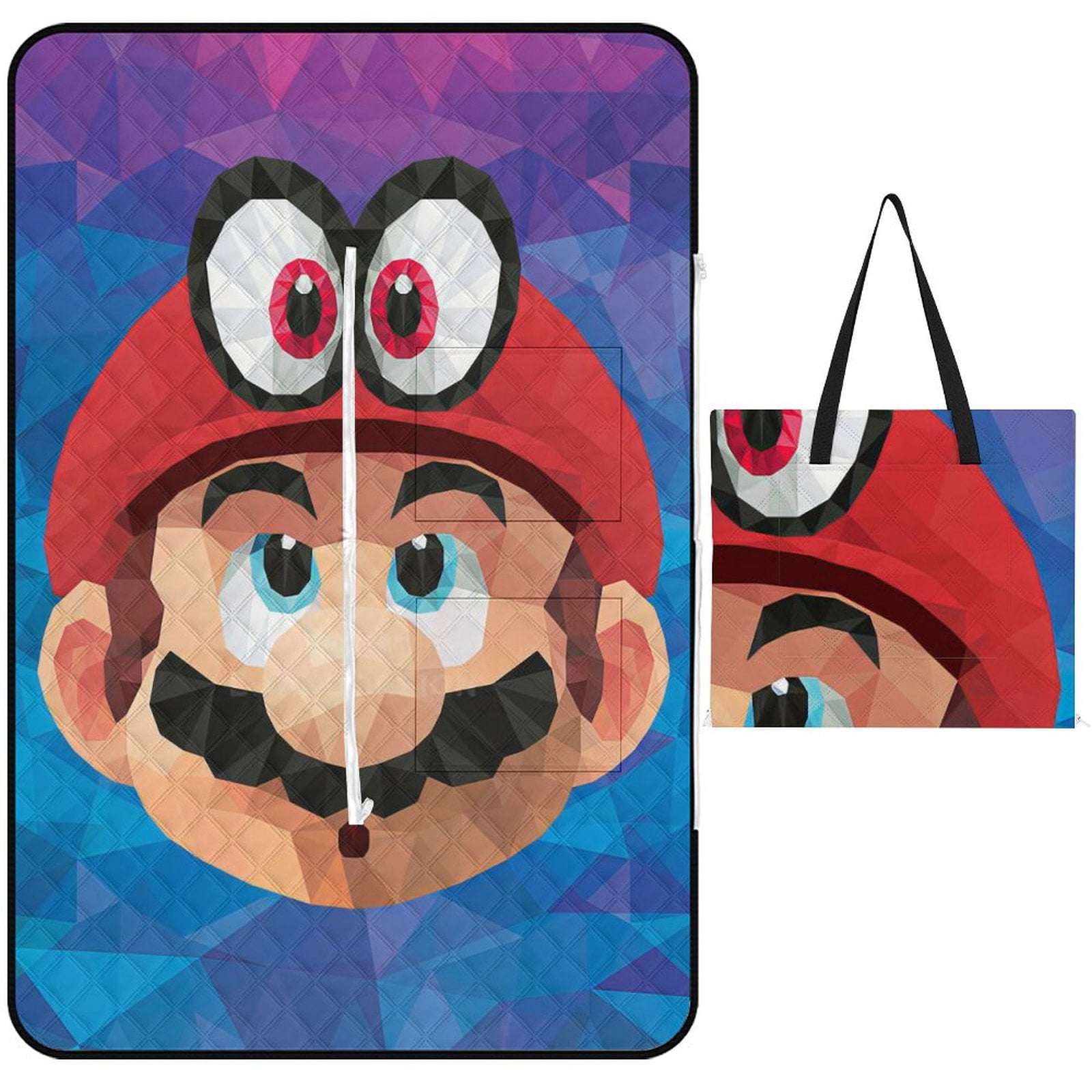 Super Mario Picnic Blankets Beach Blanket, 60''x40'' Large Sandproof ...