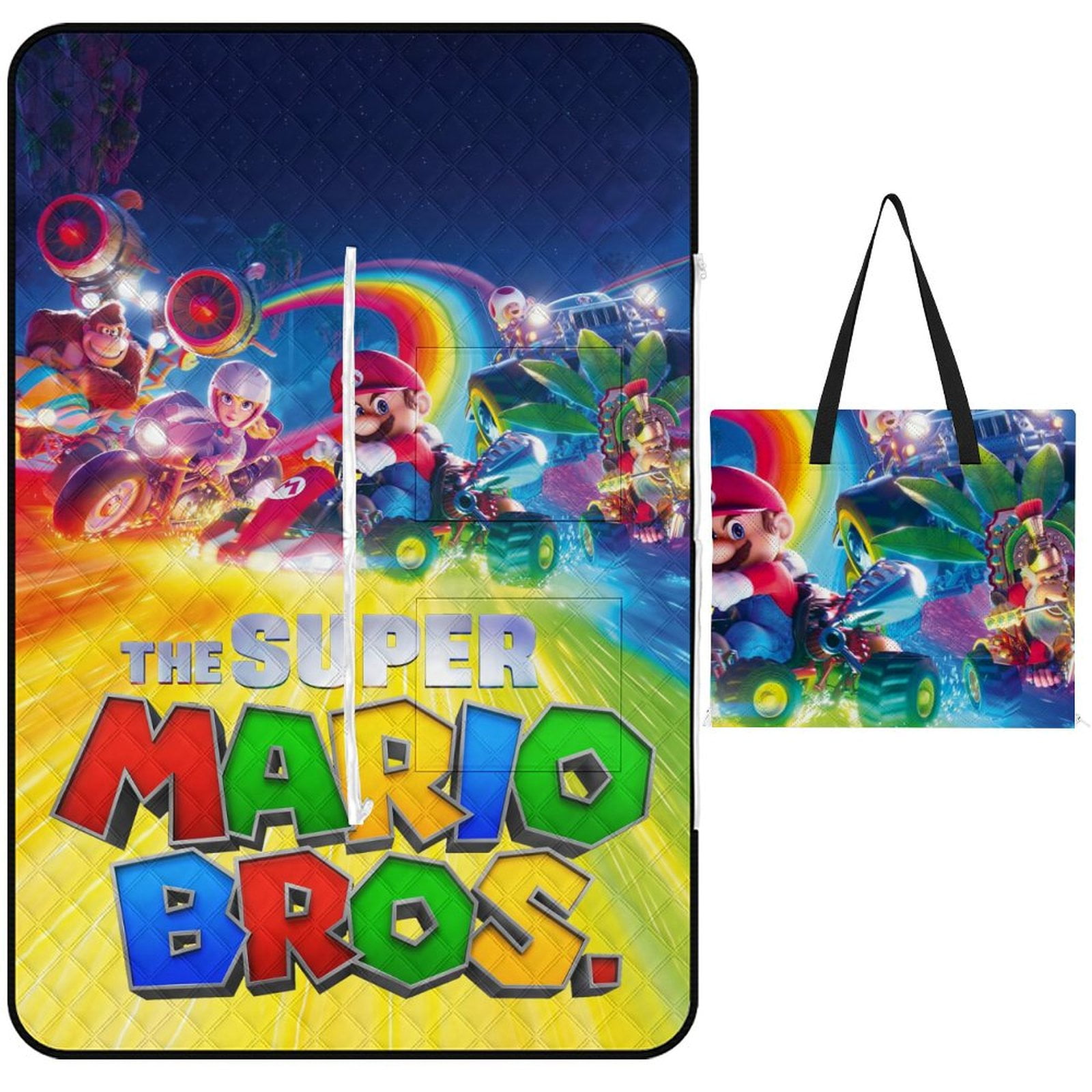 Super Mario Picnic Blankets Beach Blanket, 60''x40'' Large Sandproof ...