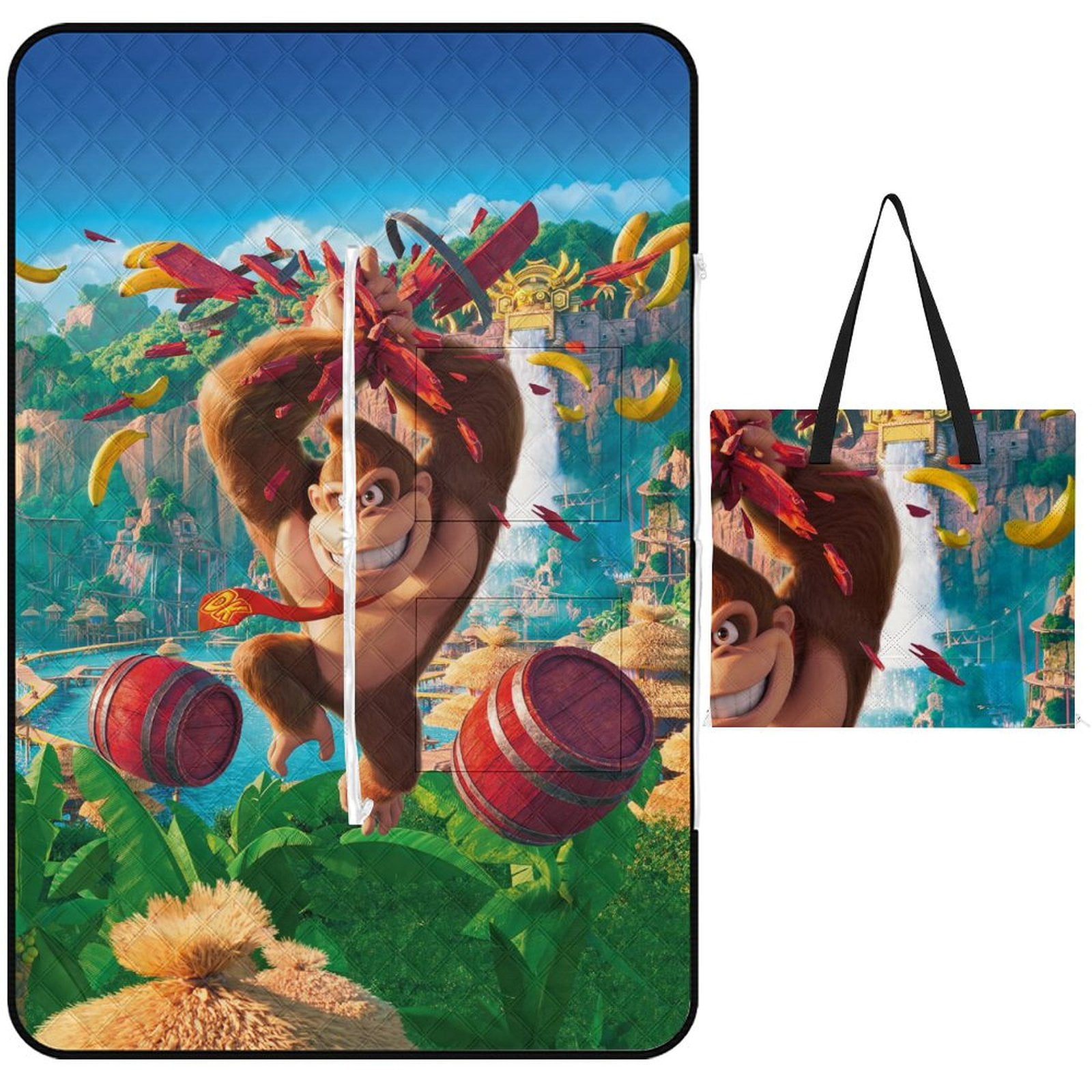 Super Mario Picnic Blankets Beach Blanket, 60''x40'' Large Sandproof ...