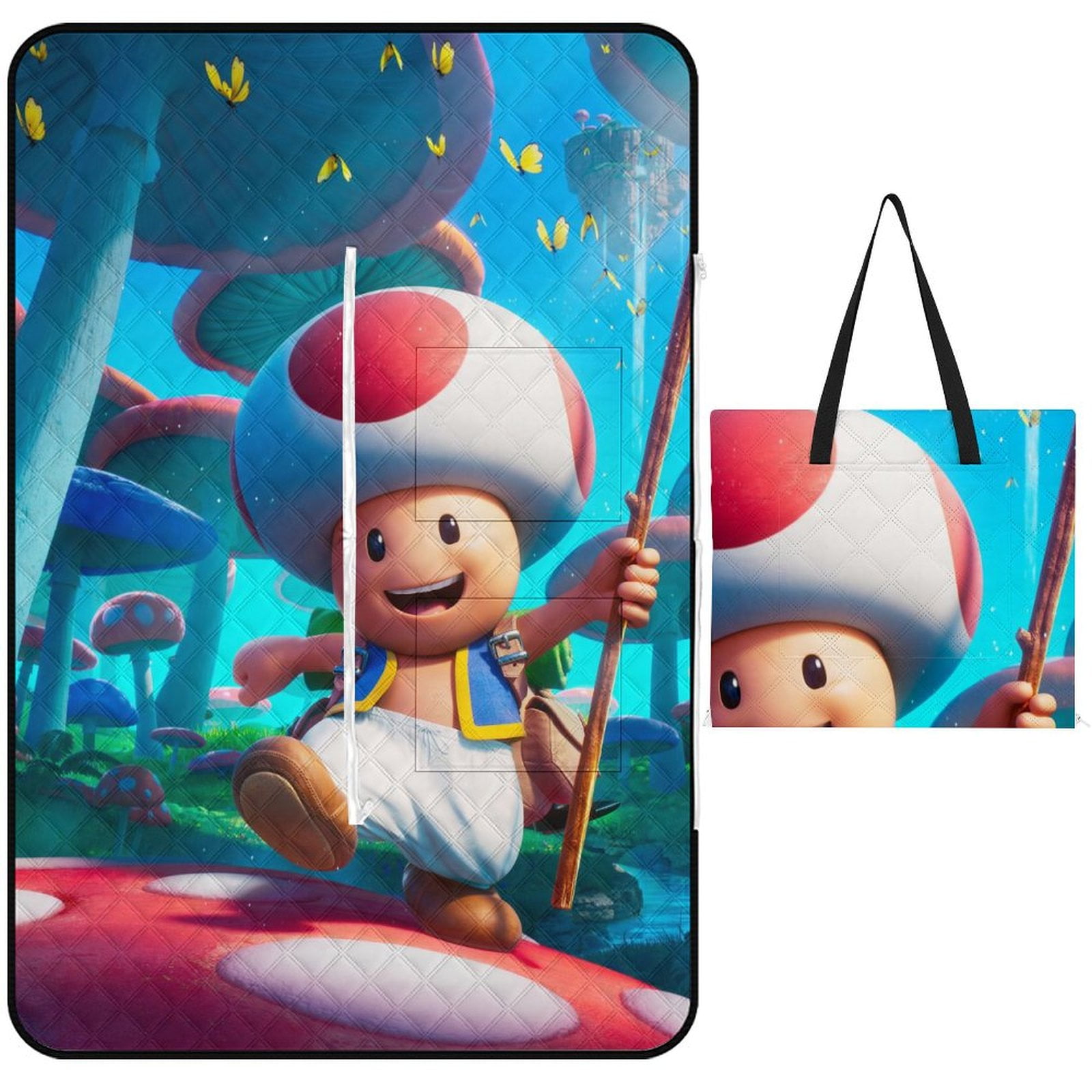 Super Mario Picnic Blankets Beach Blanket, 60''x40'' Large Sandproof ...