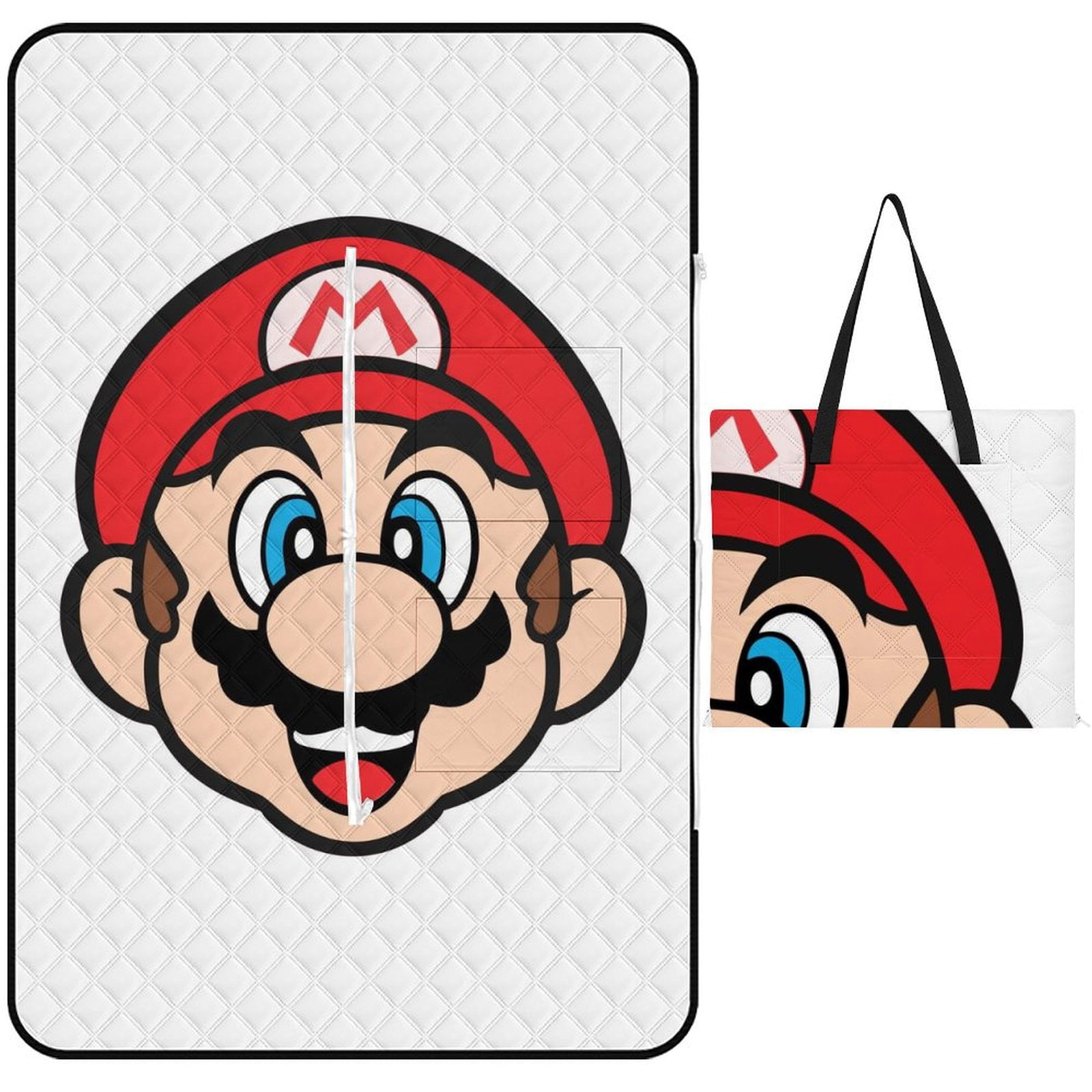 Super Mario Picnic Blankets Beach Blanket, 60''x40'' Large Sandproof ...