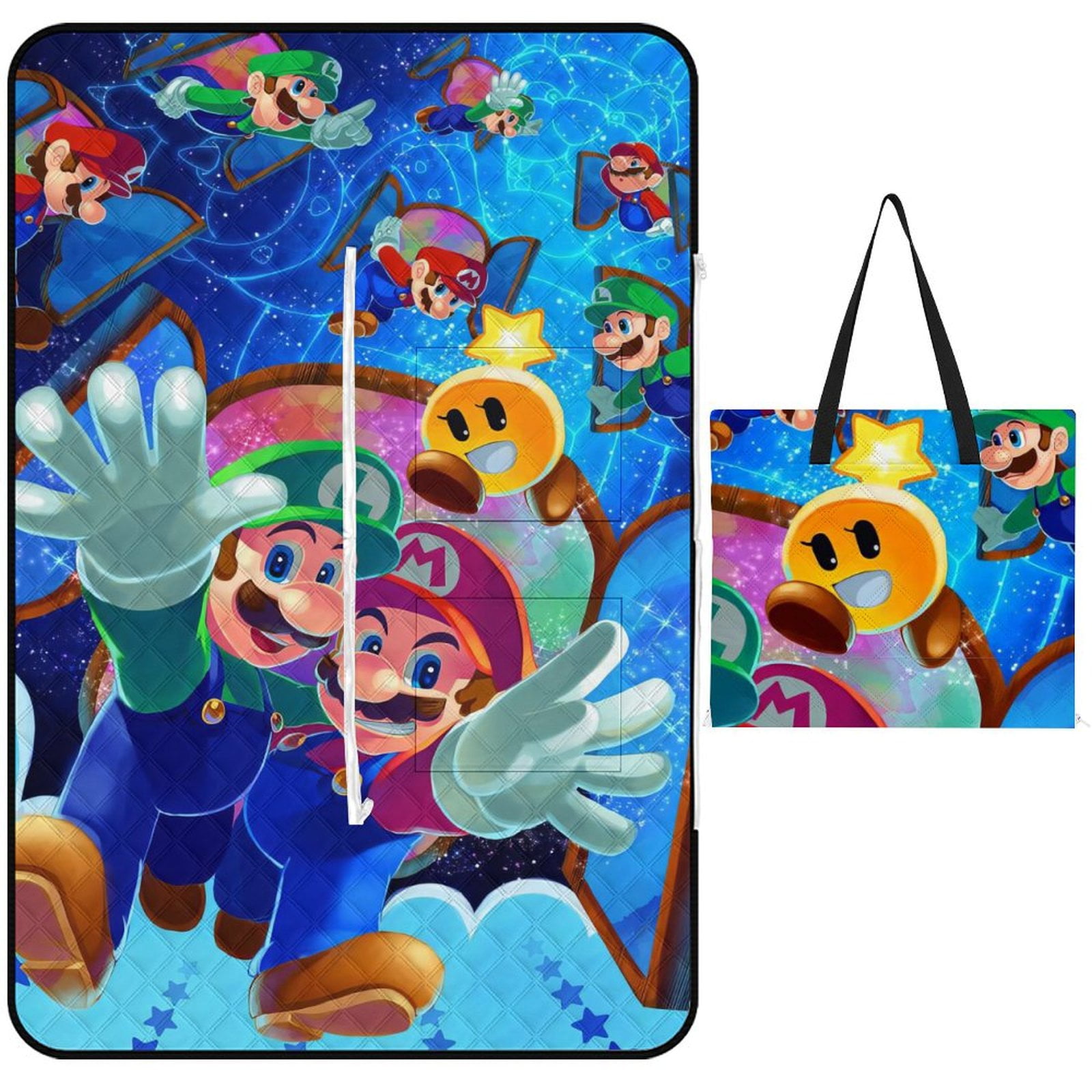Super Mario Picnic Blankets Beach Blanket, 60''x40'' Large Sandproof ...