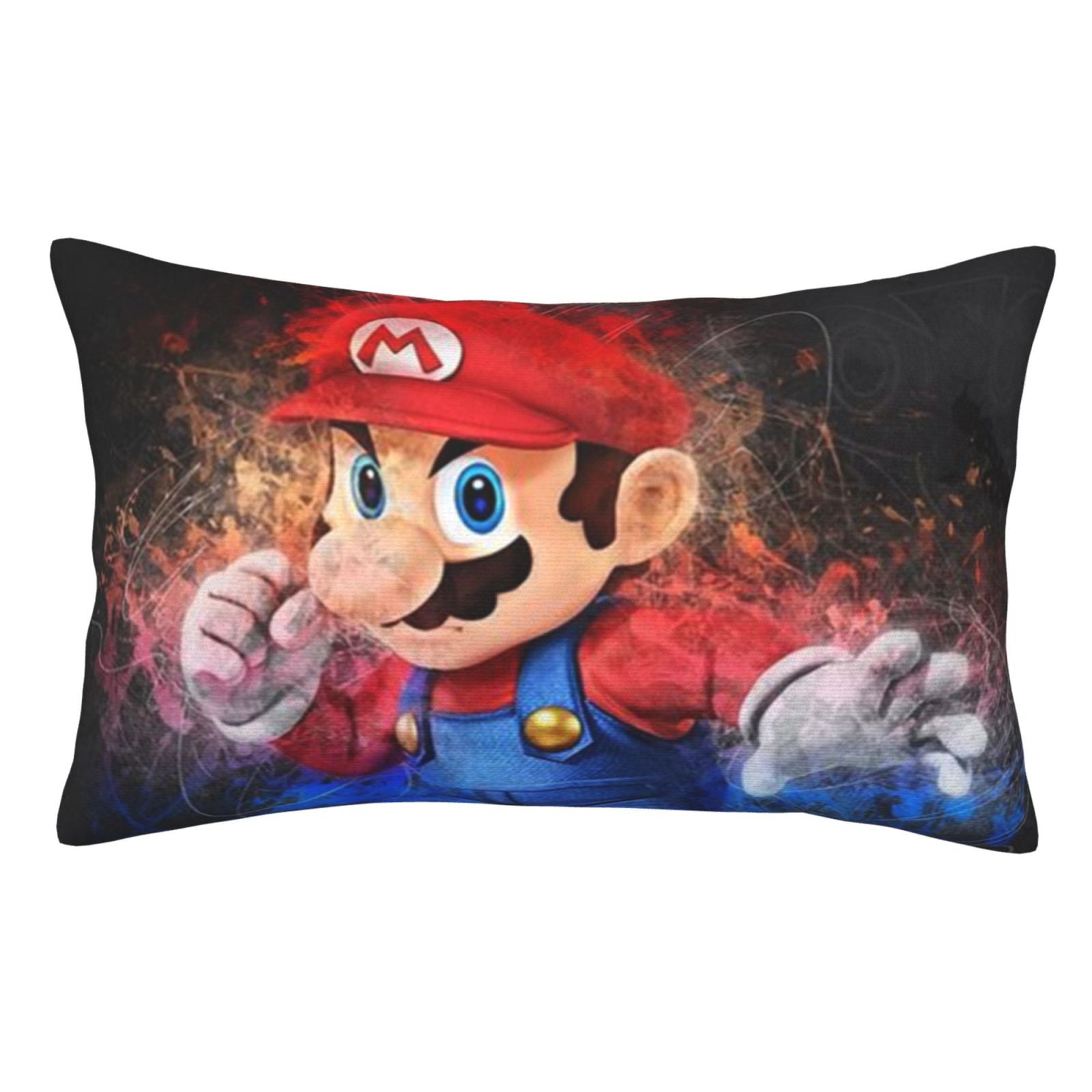 Super Mario Pillowcase Decor Cushion Pillow Covers With Hidden Zipper ...