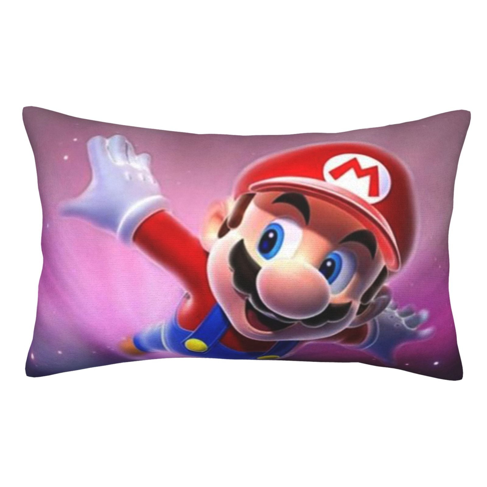 Super Mario Pillowcase Decor Cushion Pillow Covers With Hidden Zipper ...