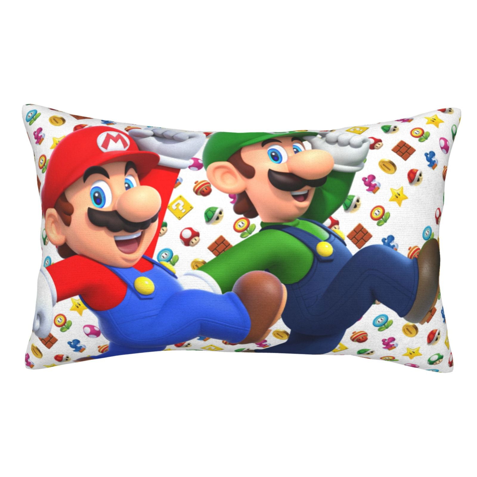 Super Mario Pillowcases Decorative Throw Pillow Covers Pillow Holder ...