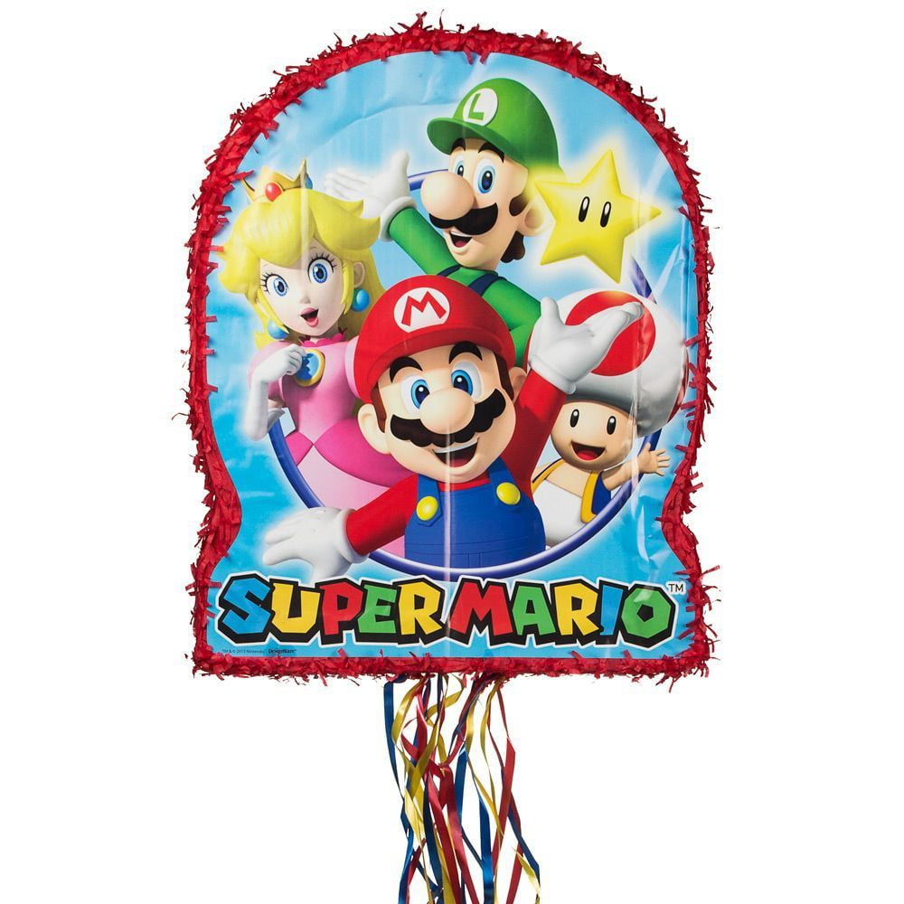 Nintendo Super Mario Pinata - Birthday Party Supplies - Walmart.com