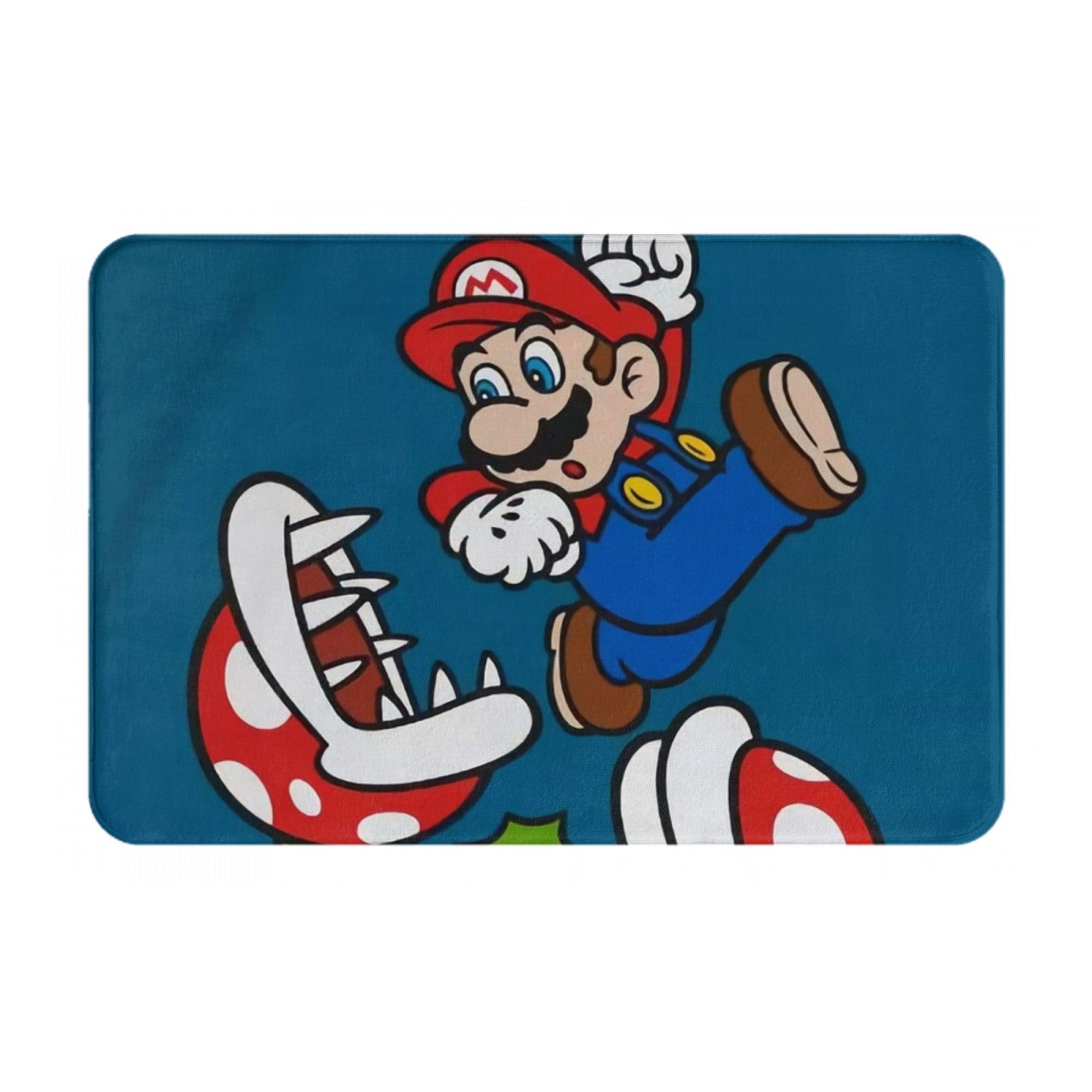 Super-Mario Piranha Plant Door Mat,Christmas Outdoor Front Door Decor ...