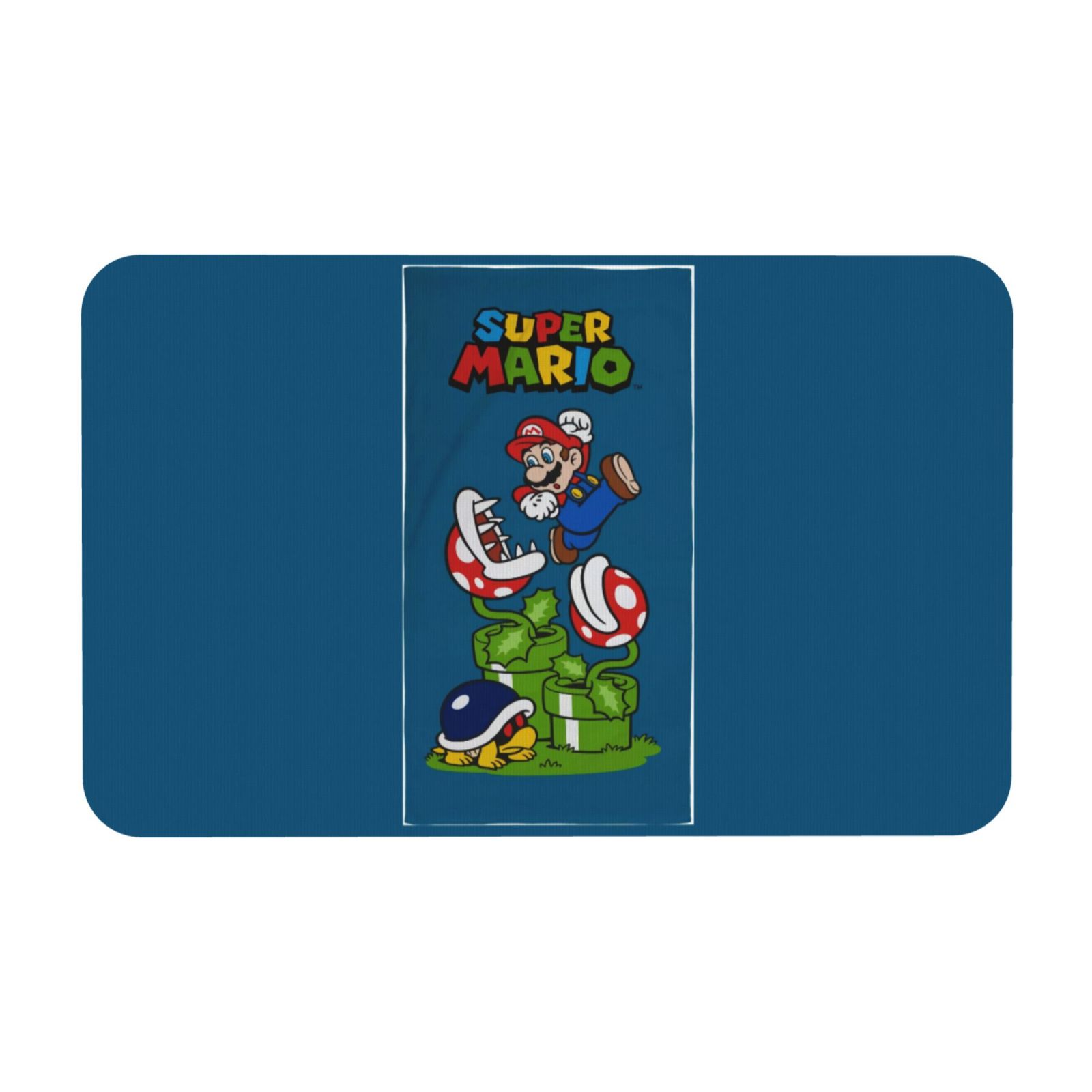 Super Mario Piranha Plant68 Bath Mat,Diatomite Bath Mat,Super Absorbent ...