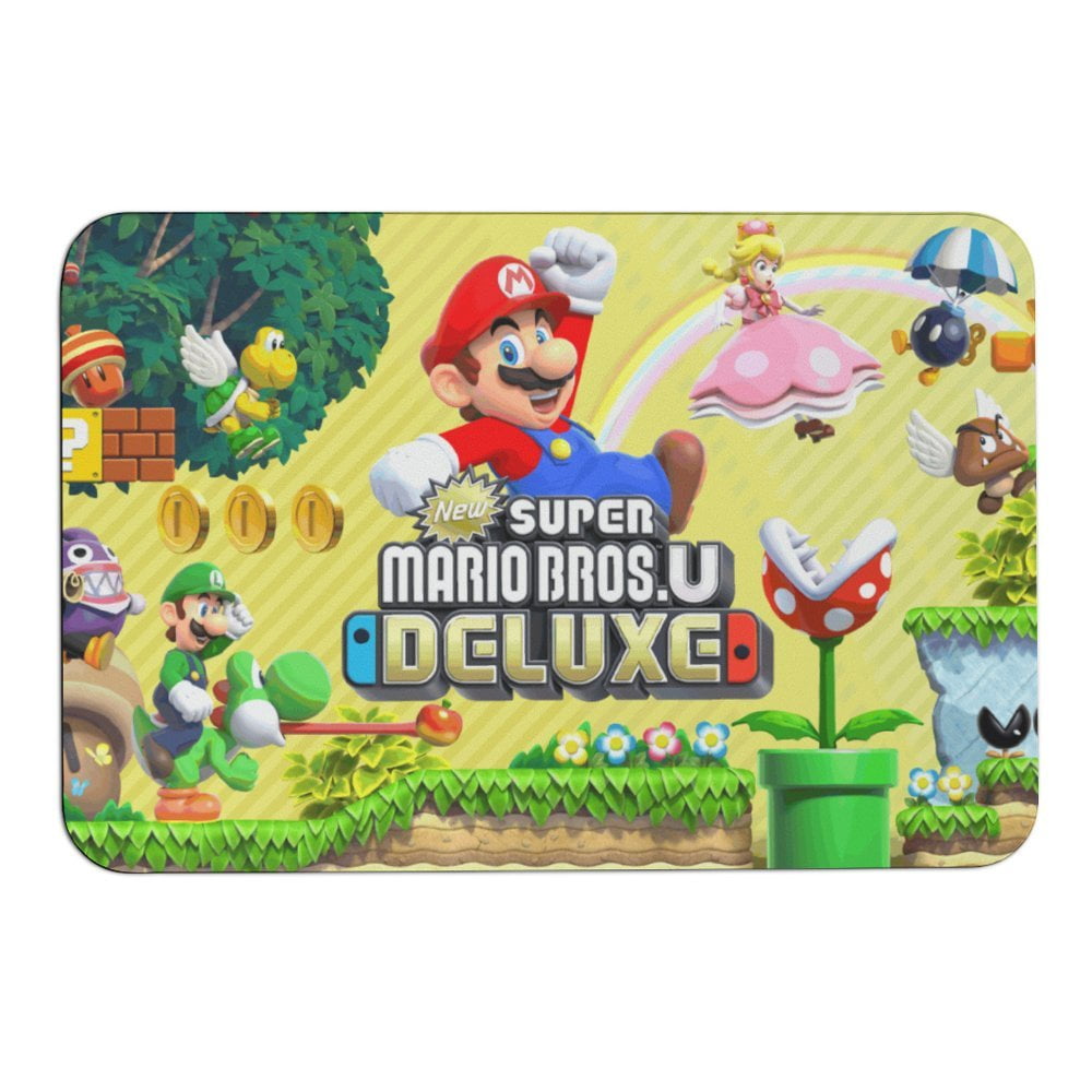 Super Mario Play Diatom Mud Mat Non Slip Soft Floor Rugs Doormat Super ...