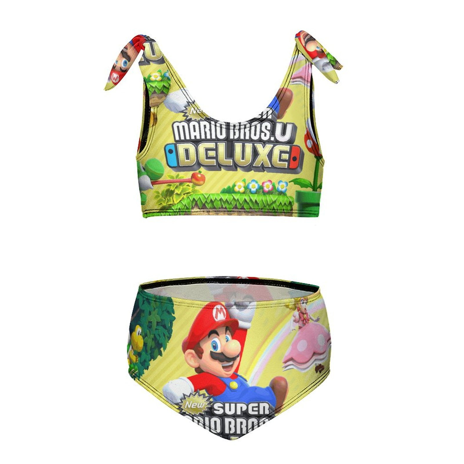Super Mario Play Kid's Swimwear Two Piece Swimsuit Summer Beach ...