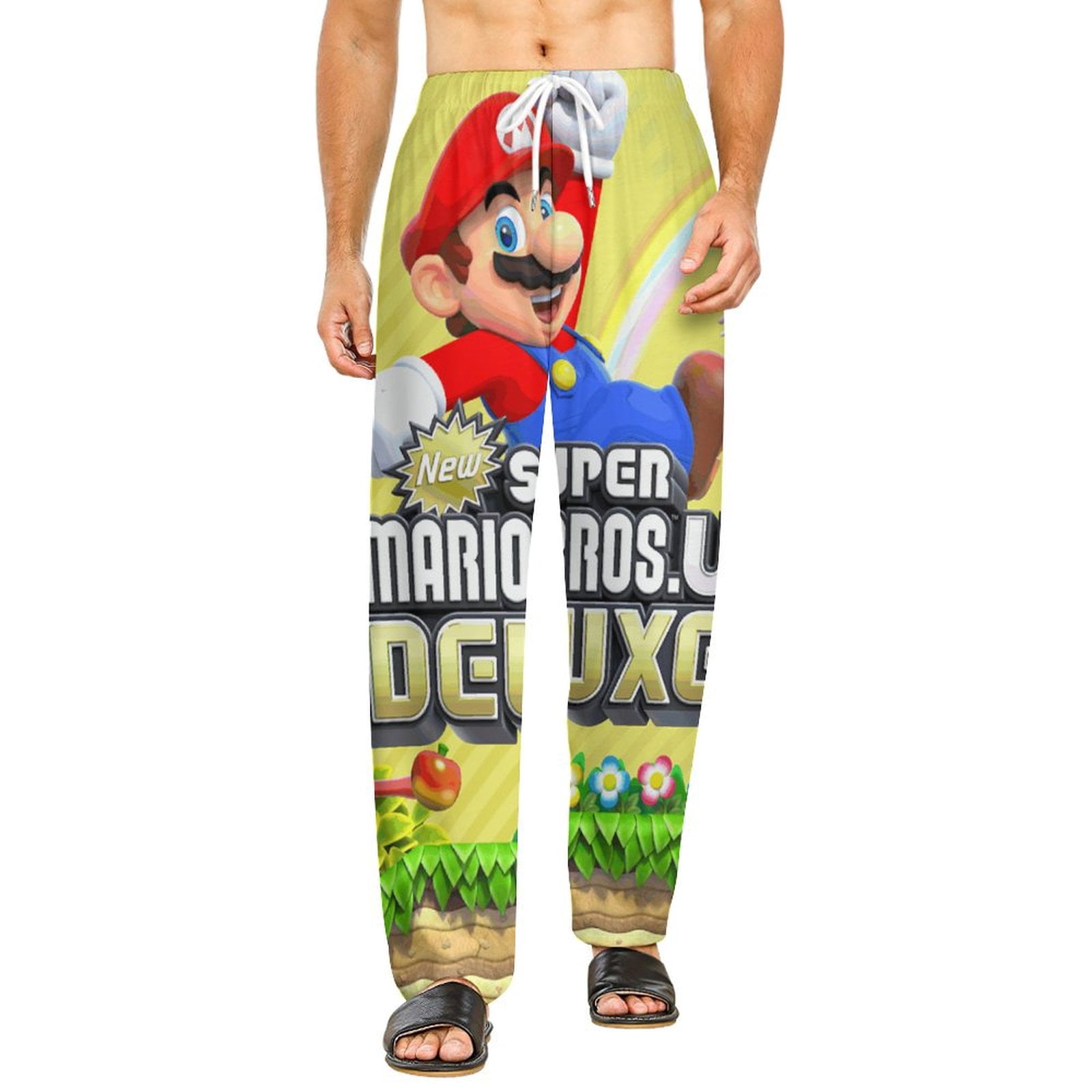 Super Mario Play Unisex Pajama Pants Bottoms Daily Cozy Soft Lounge ...