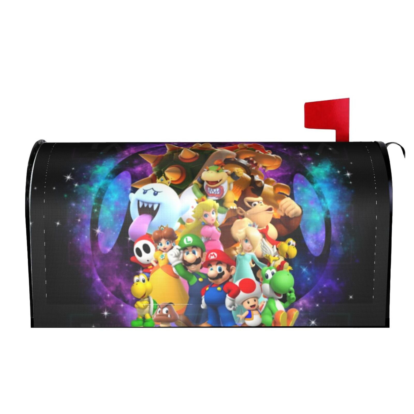 Super Mario Png Mario Galaxy Cartoon Character Mailbox Cover Magnetic ...