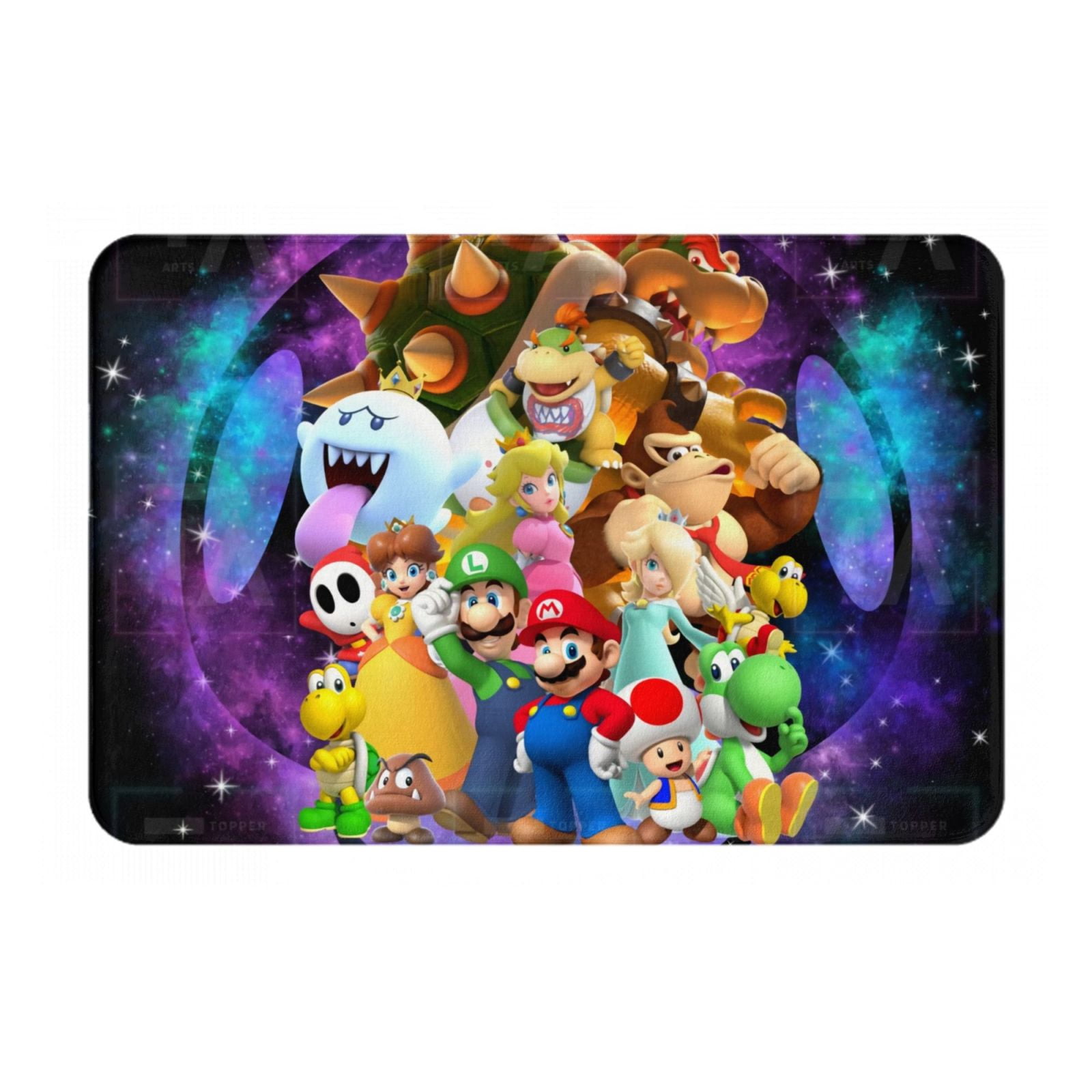 Super-Mario Png Mario Galaxy Bath mats for Bathroom Non Slip,Fluffy ...